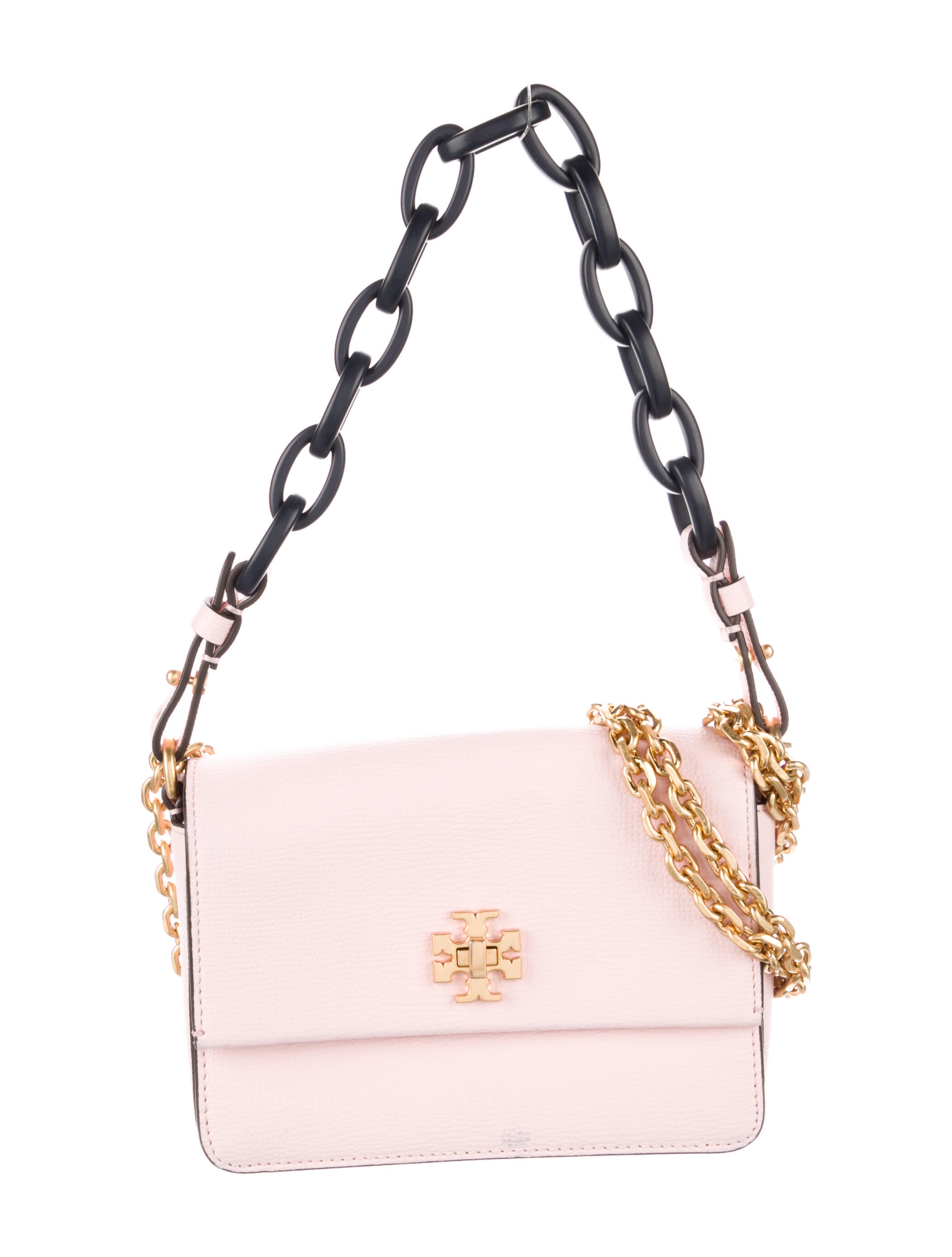Tory Burch Leather Chain Shoulder Bag - Pink Shoulder Bags, Handbags ...