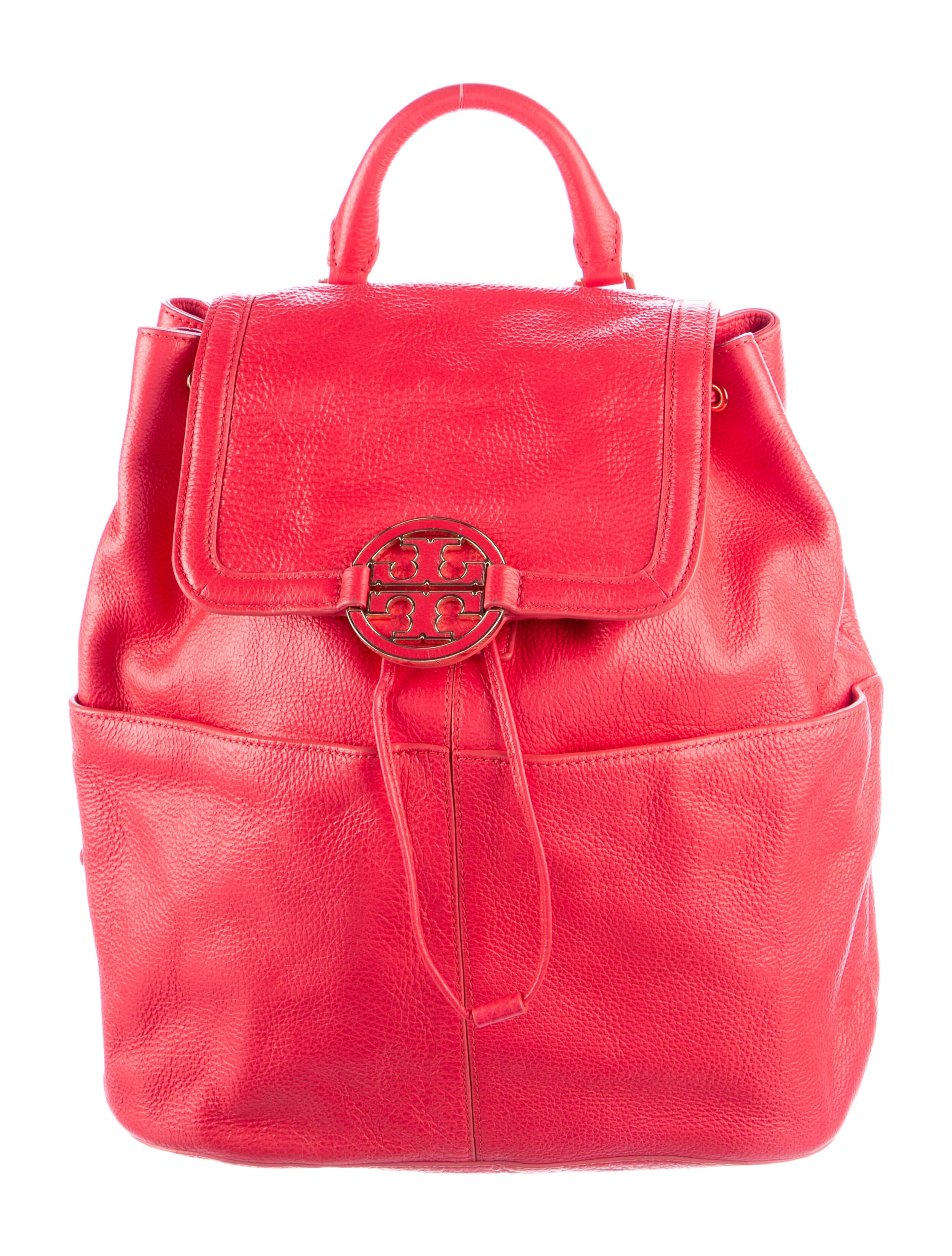 Tory Burch Grained Leather Backpack - Pink Backpacks, Handbags ...