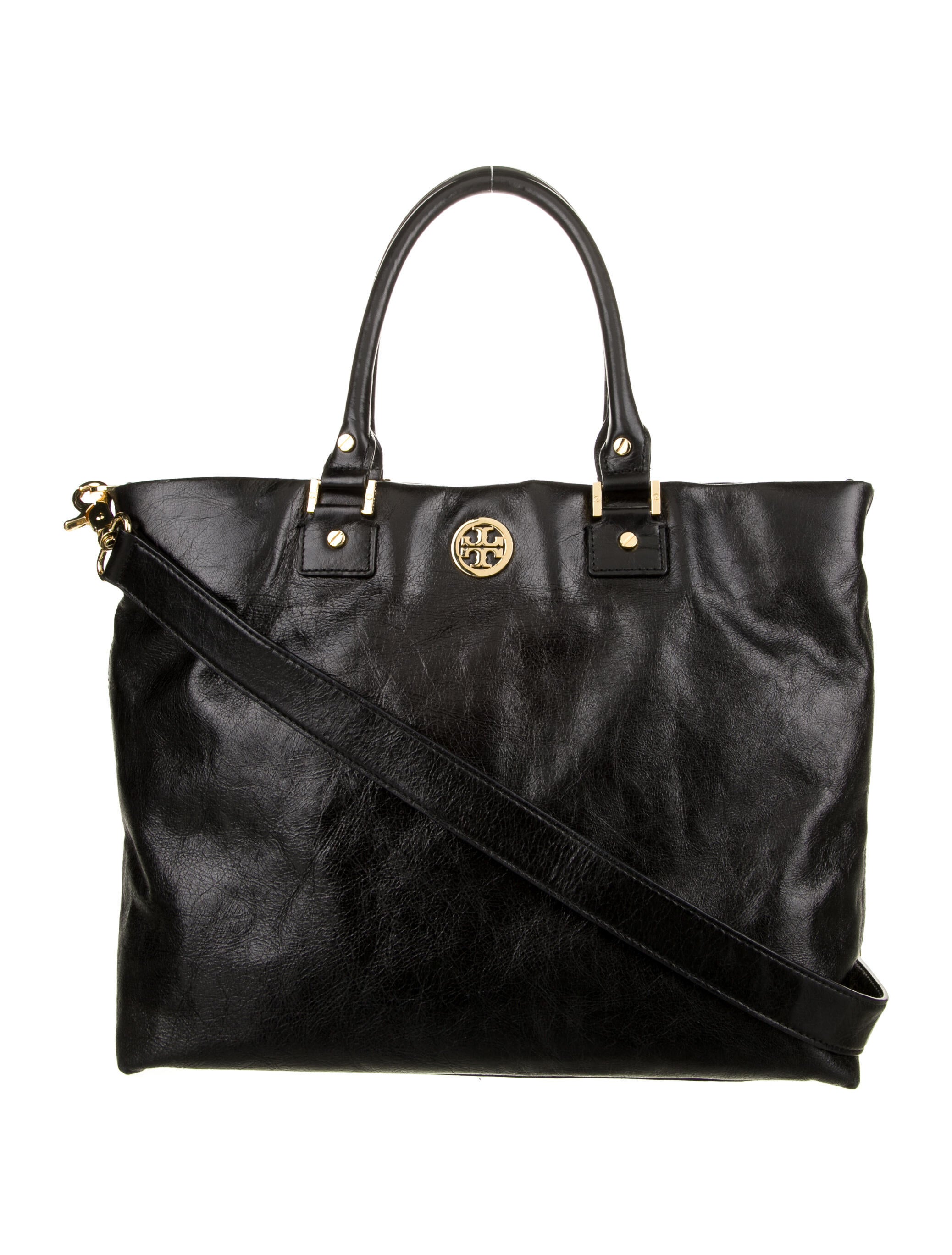 Tory Burch Roslyn Canvas Tote - Black Totes, Handbags - WTO144831 | The ...