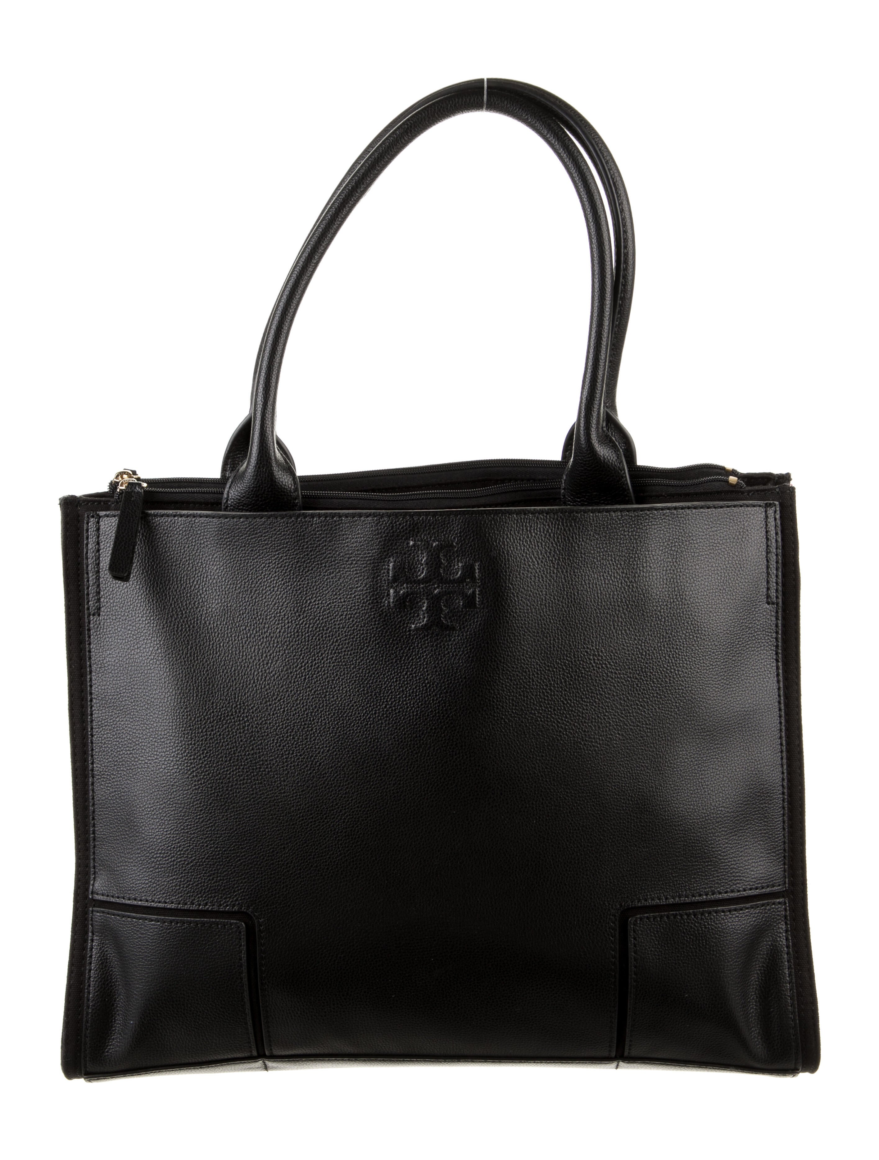 Tory Burch Leather Tote Bag - Black Totes, Handbags - WTO527891 | The ...