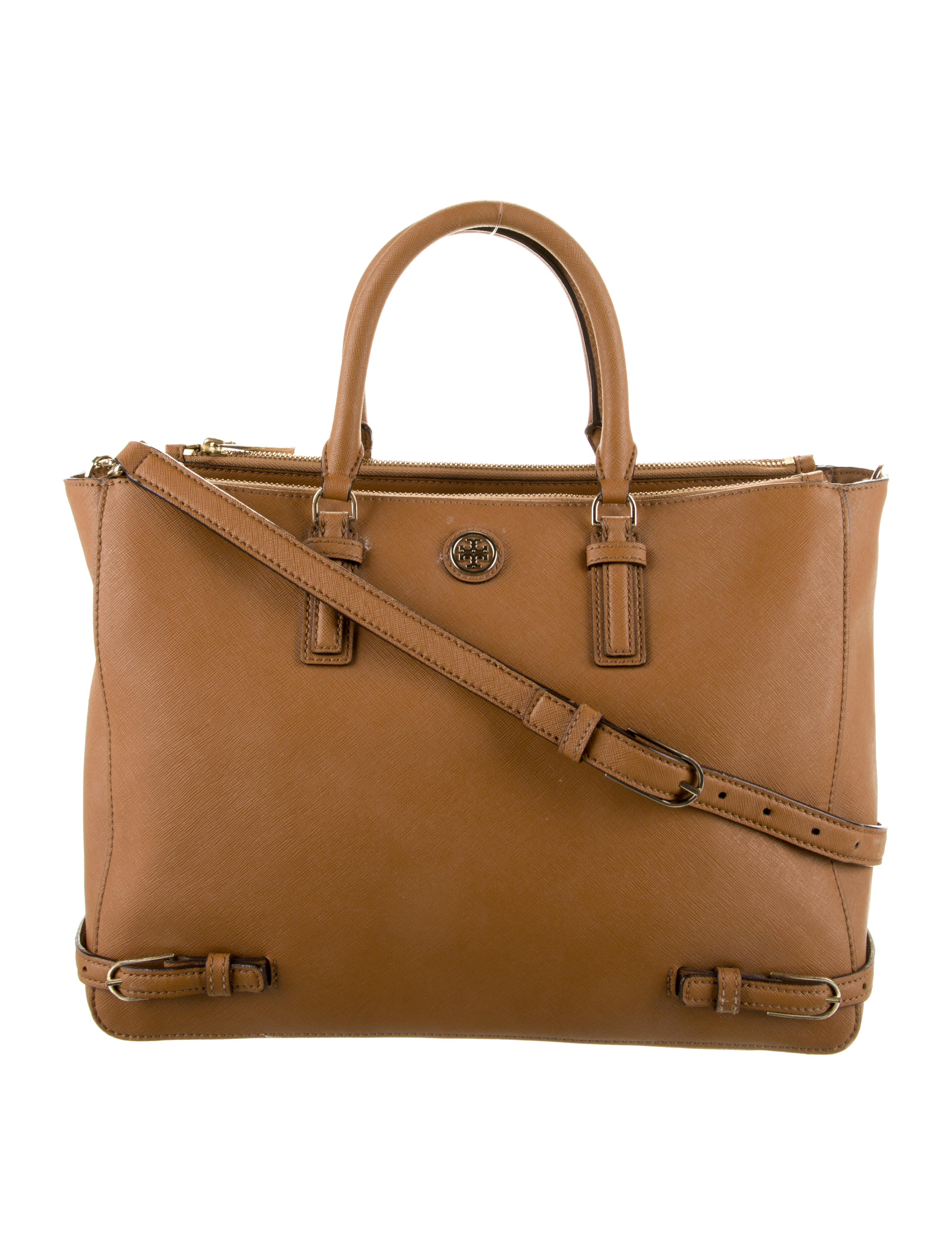 Tory Burch Saffiano leather Tote - Brown Totes, Handbags - WTO534354 ...