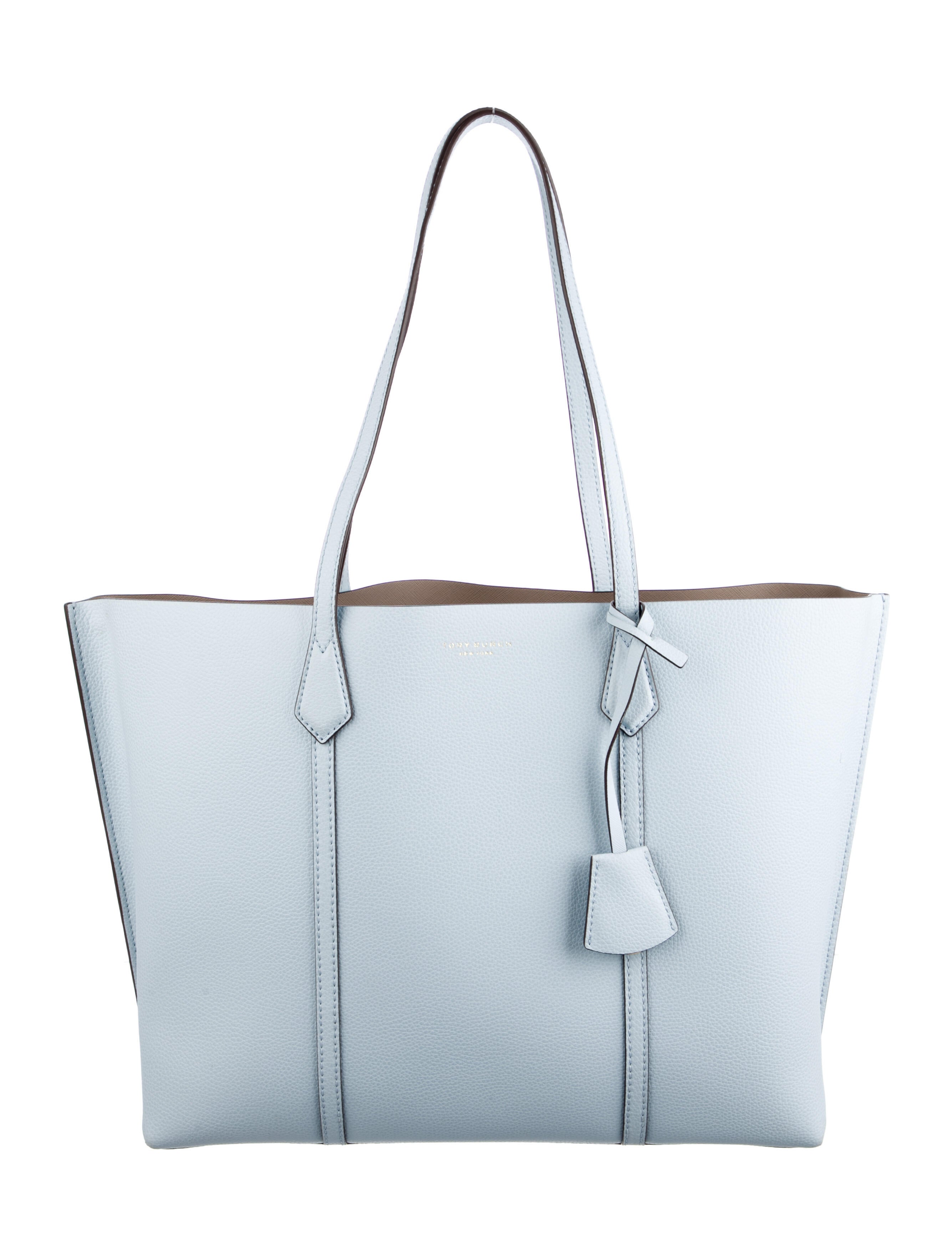 Tory Burch Leather Tote Bag - Blue Totes, Handbags - WTO536651 | The ...