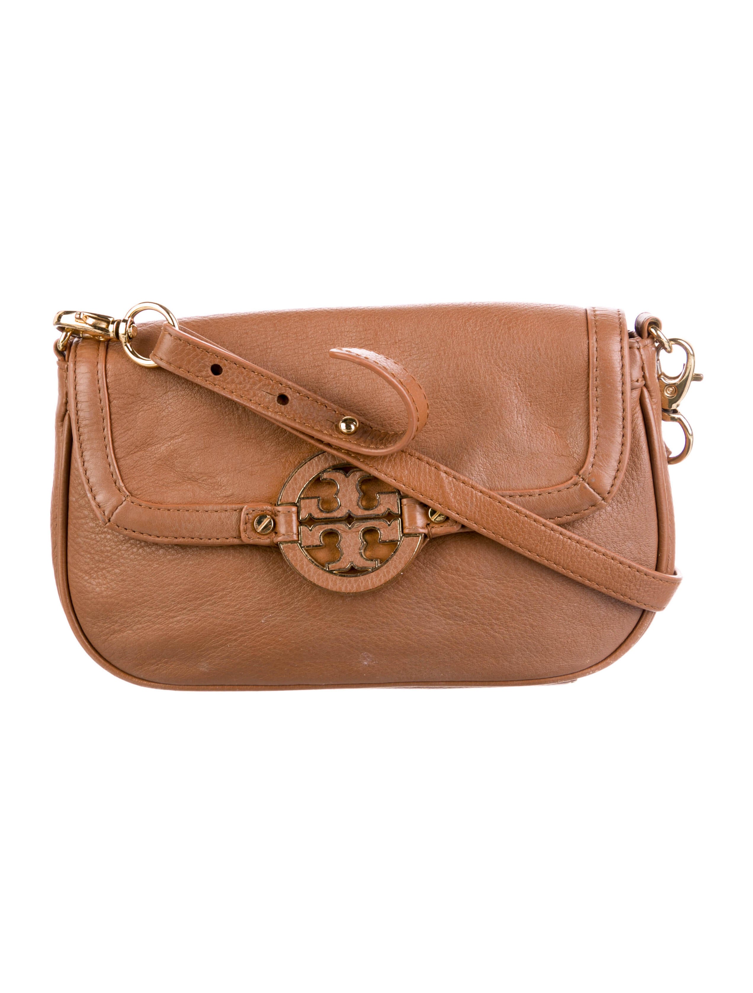 Tory Burch Leather Crossbody Bag - Neutrals Crossbody Bags, Handbags ...