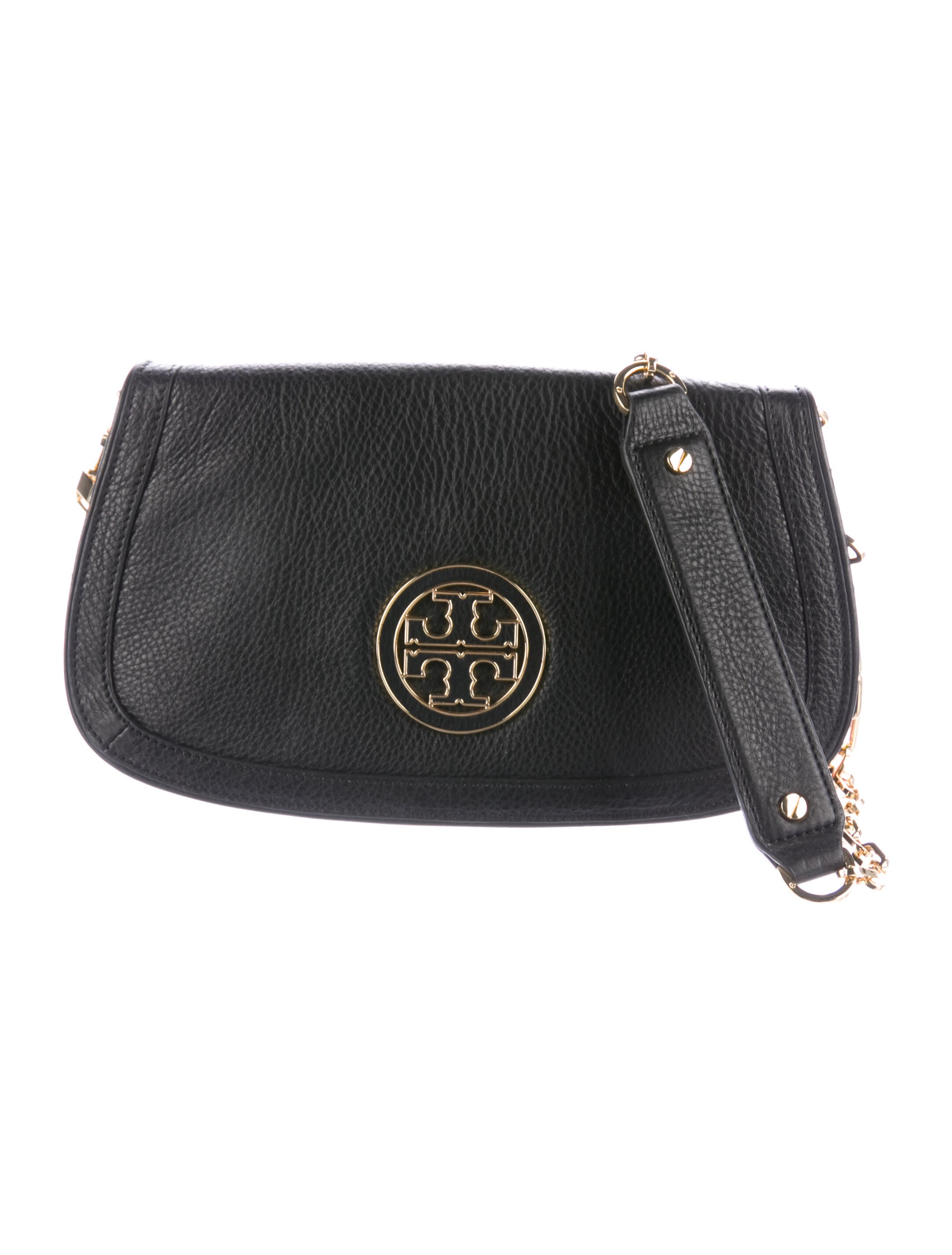 Tory Burch Leather Crossbody Bag - Black Crossbody Bags, Handbags ...