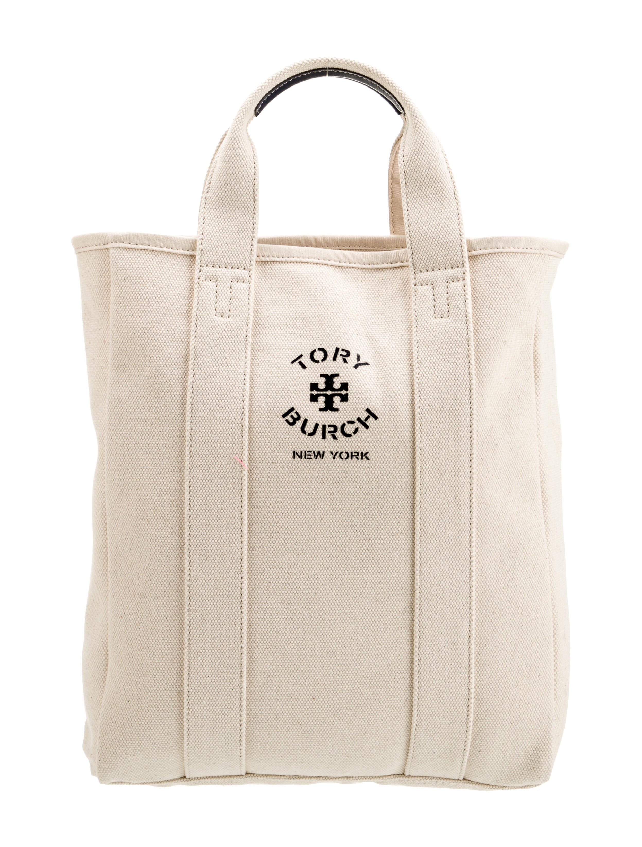 Tory Burch Canvas Tote Bag - Neutrals Totes, Handbags - WTO569204 | The ...