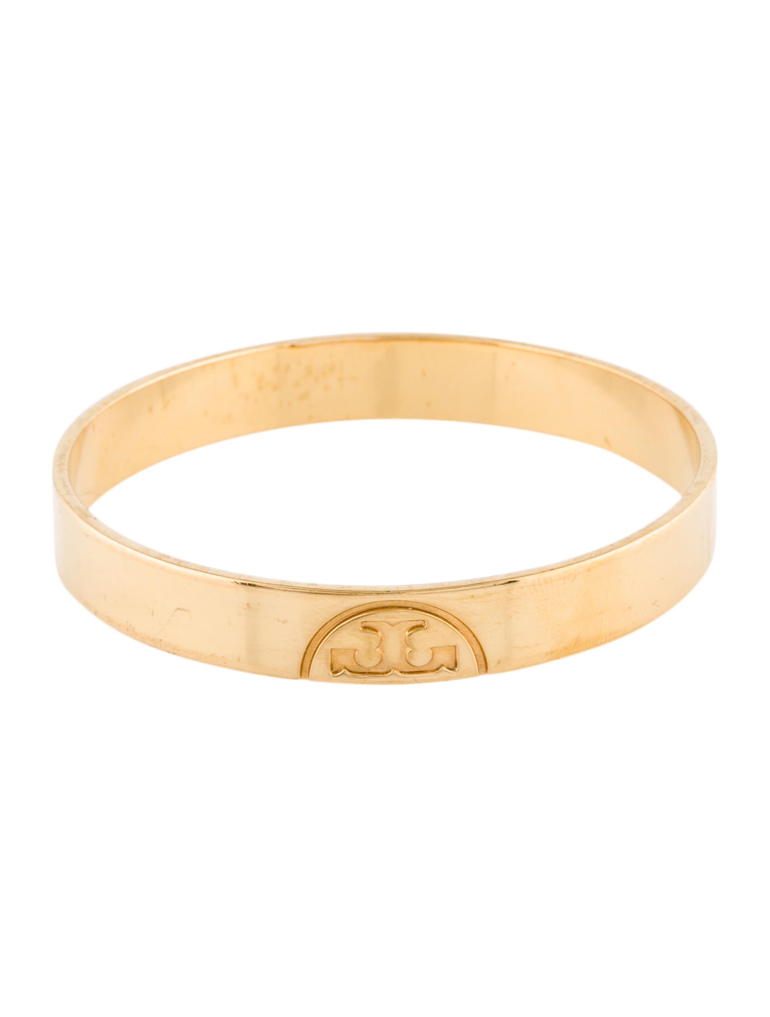 Tory Burch Logo Bangle Bracelet - Gold-Tone Metal Bangle, Bracelets ...