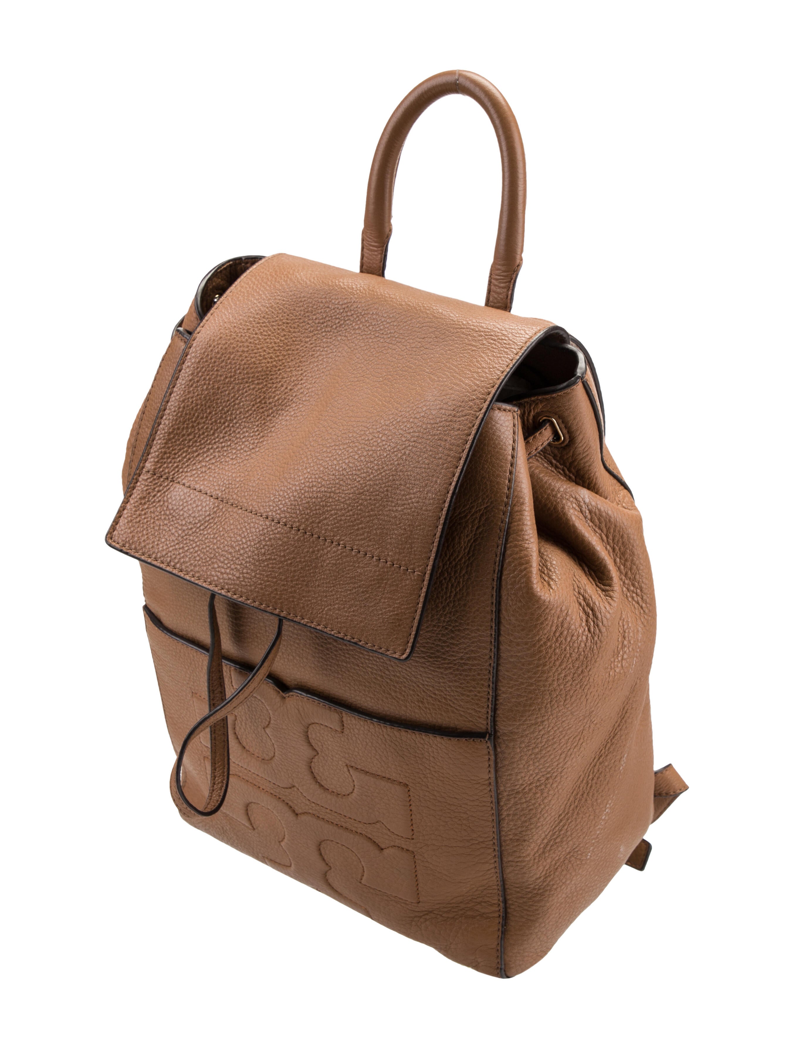 Tory Burch Leather Backpack - Brown Backpacks, Handbags - WTO572867 ...