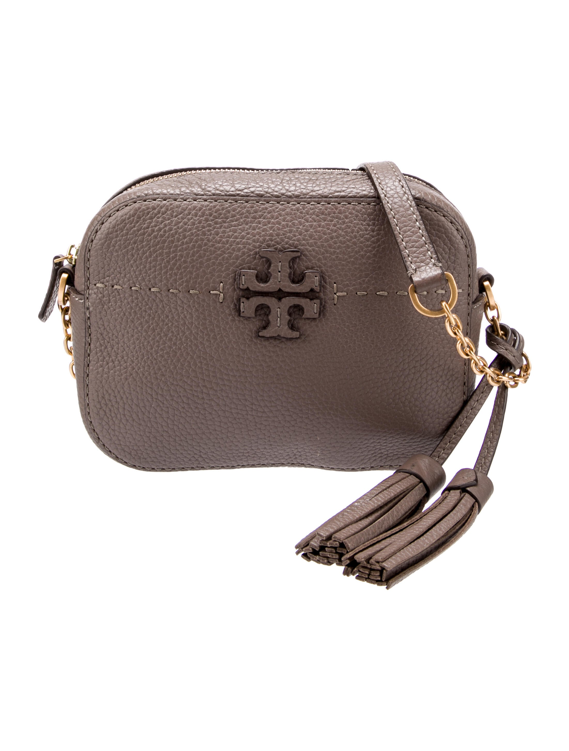 Tory Burch Leather Crossbody Bag - Brown Crossbody Bags, Handbags - WTO573211 | The RealReal