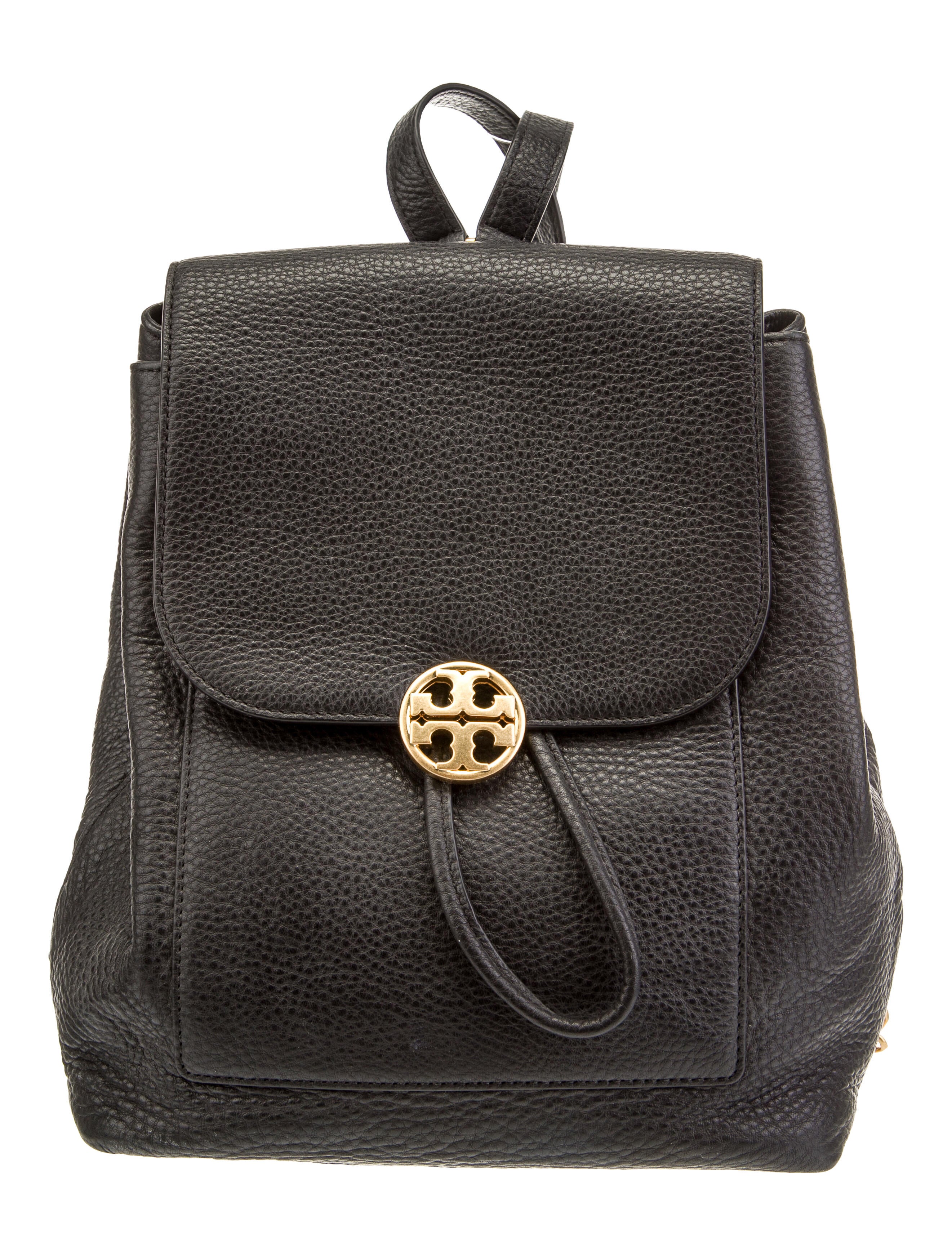 Tory Burch Leather Backpack - Black Backpacks, Handbags - WTO583079 ...