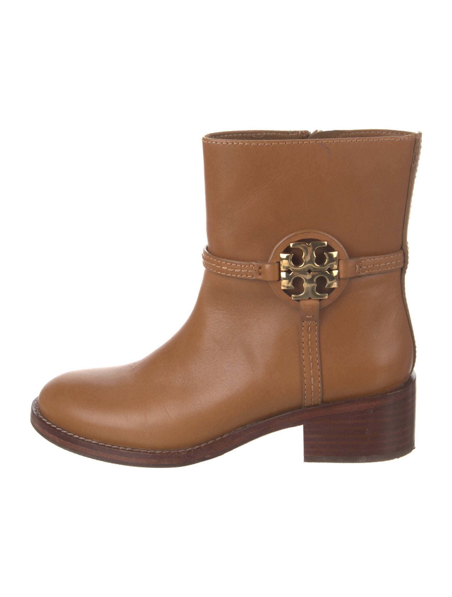 Tory Burch Leather Boots - Brown Boots, Shoes - WTO589502 | The RealReal