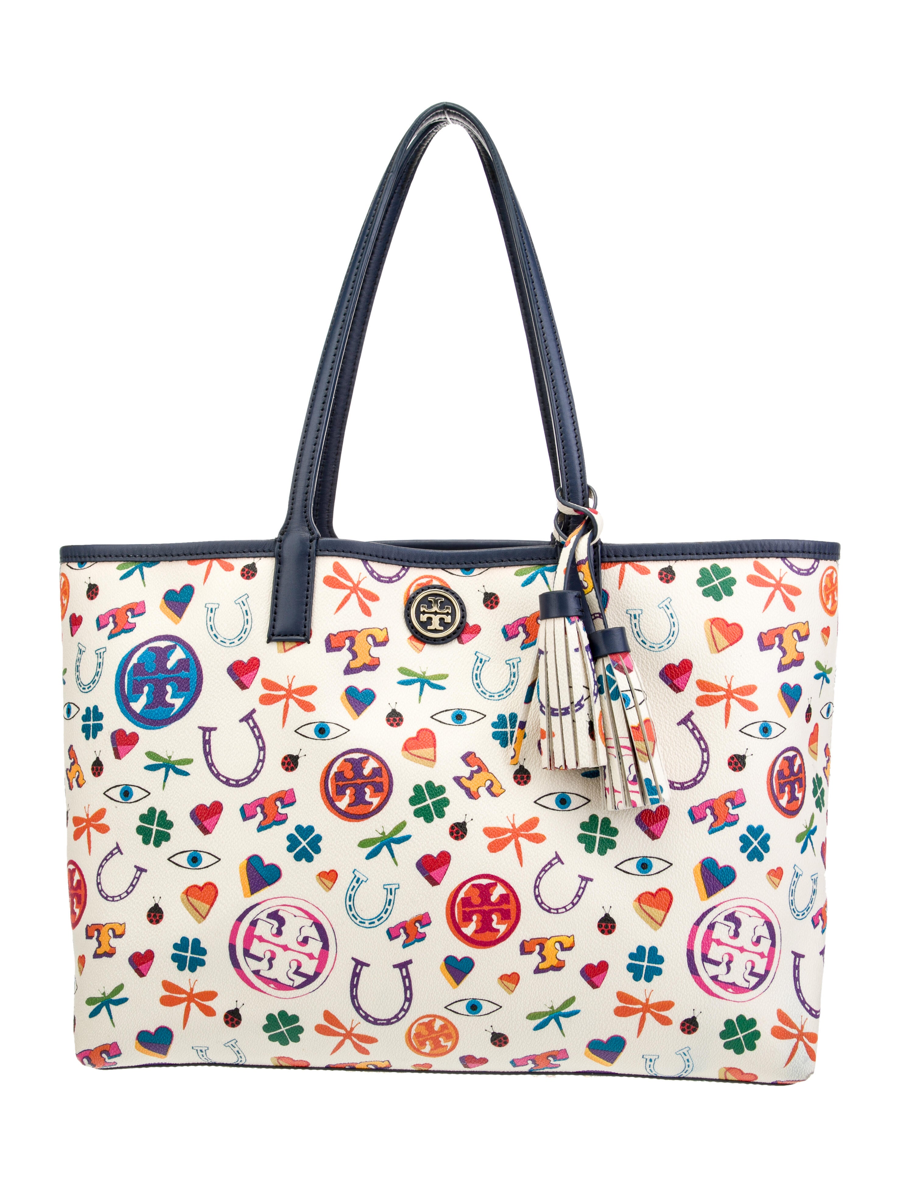 Tory Burch Printed Tote Bag - Neutrals Totes, Handbags - WTO592522 ...