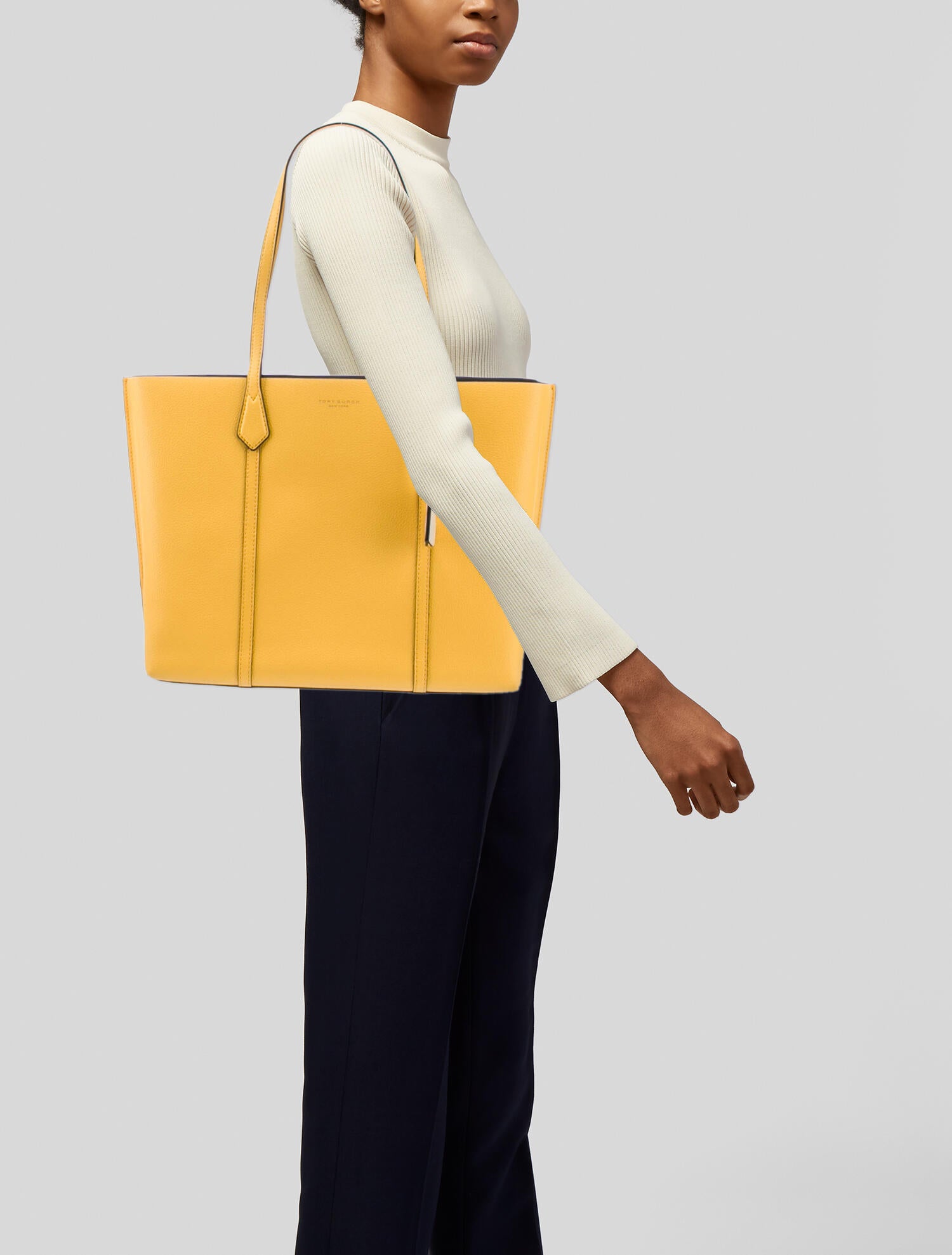 Tory Burch Leather Tote Bag w/Tags - Yellow Totes, Handbags - WTO592827 ...