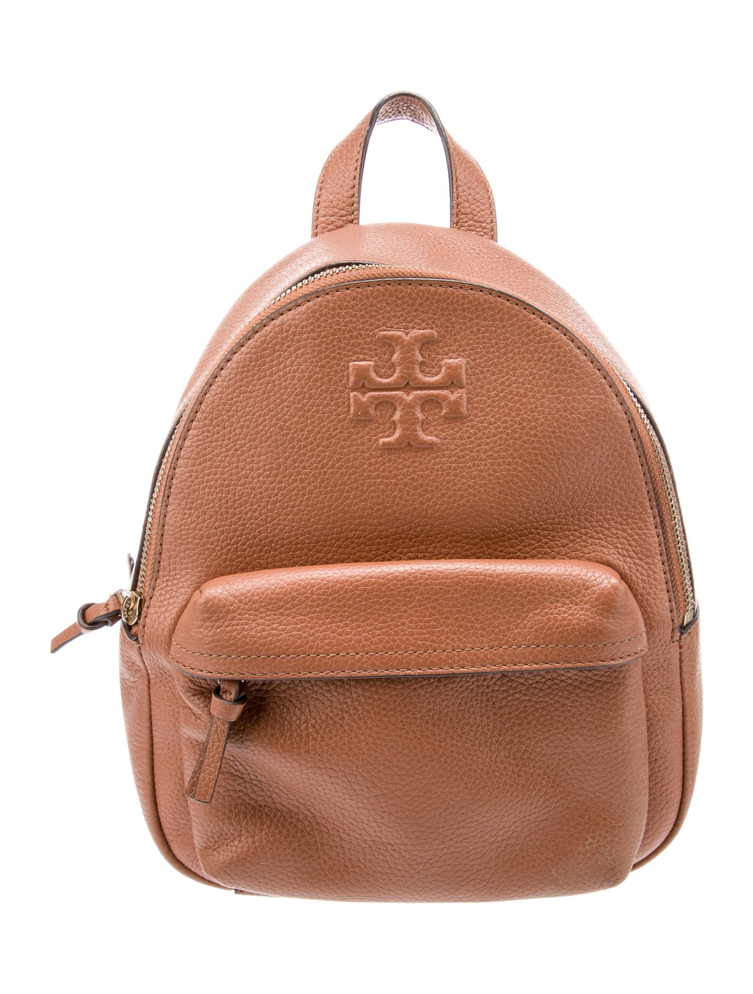 Tory Burch Leather Backpack - Brown Backpacks, Handbags - WTO598334 ...