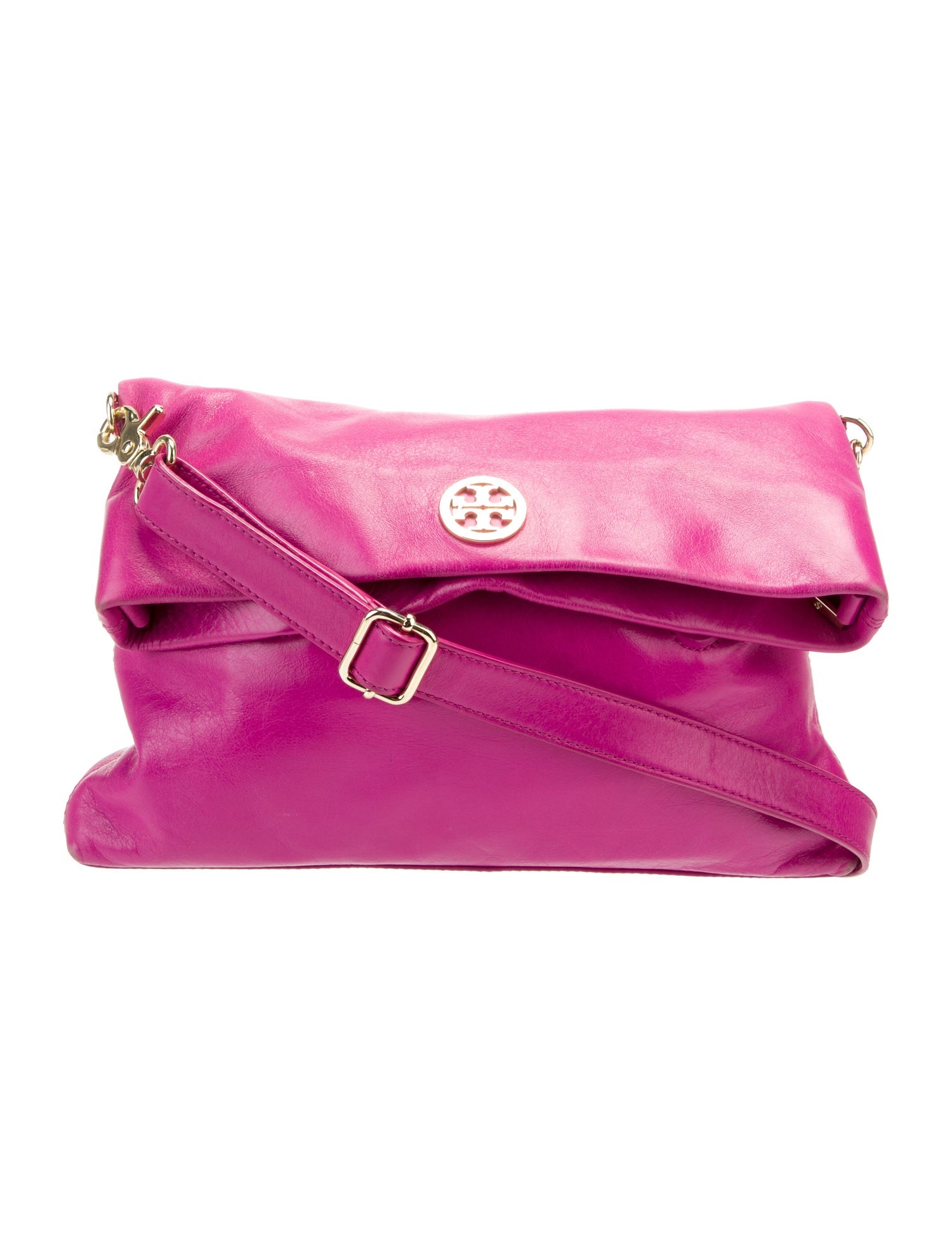 Tory Burch Leather Shoulder Bag - Pink Crossbody Bags, Handbags ...