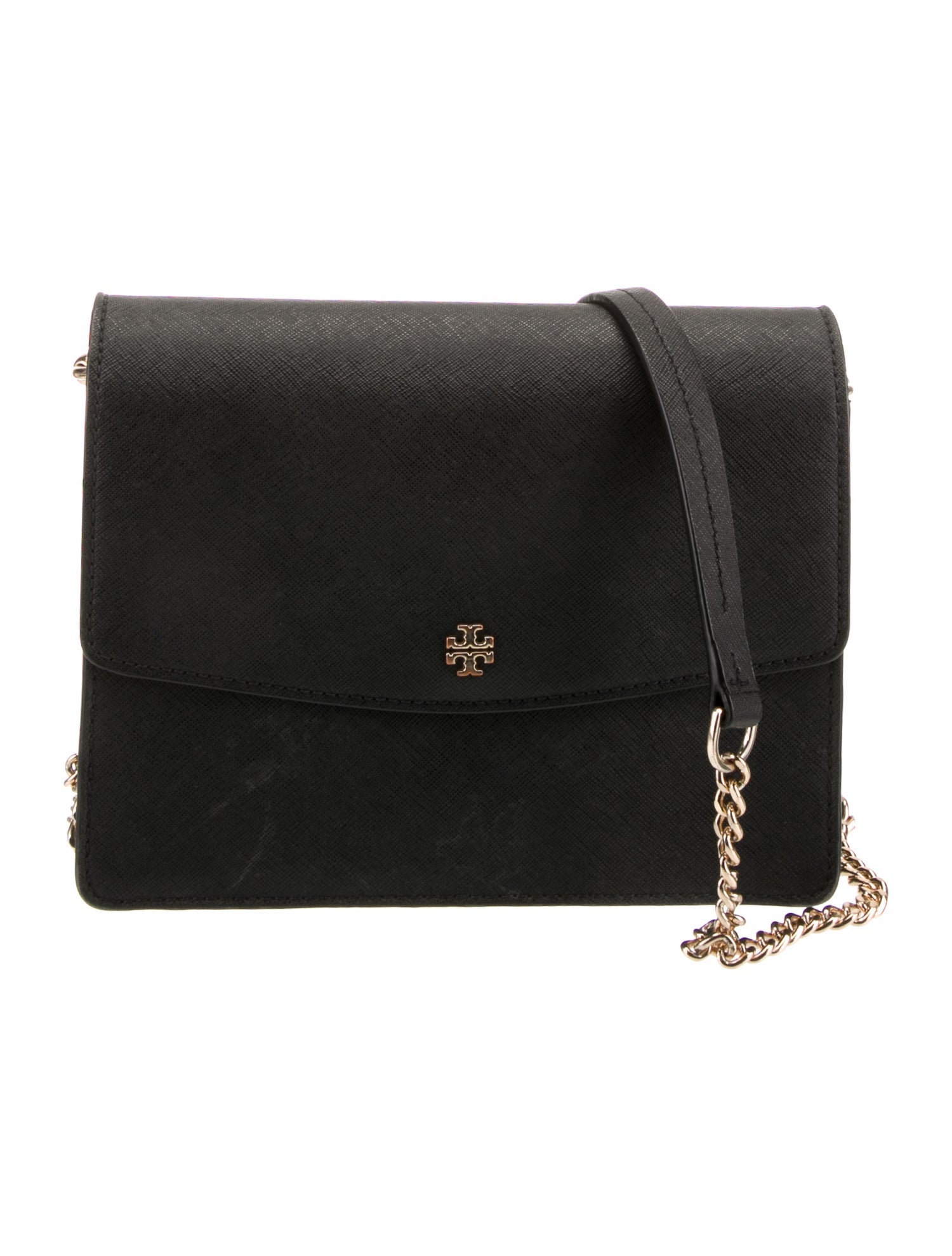 Tory Burch Leather Crossbody Bag - Black Crossbody Bags, Handbags ...