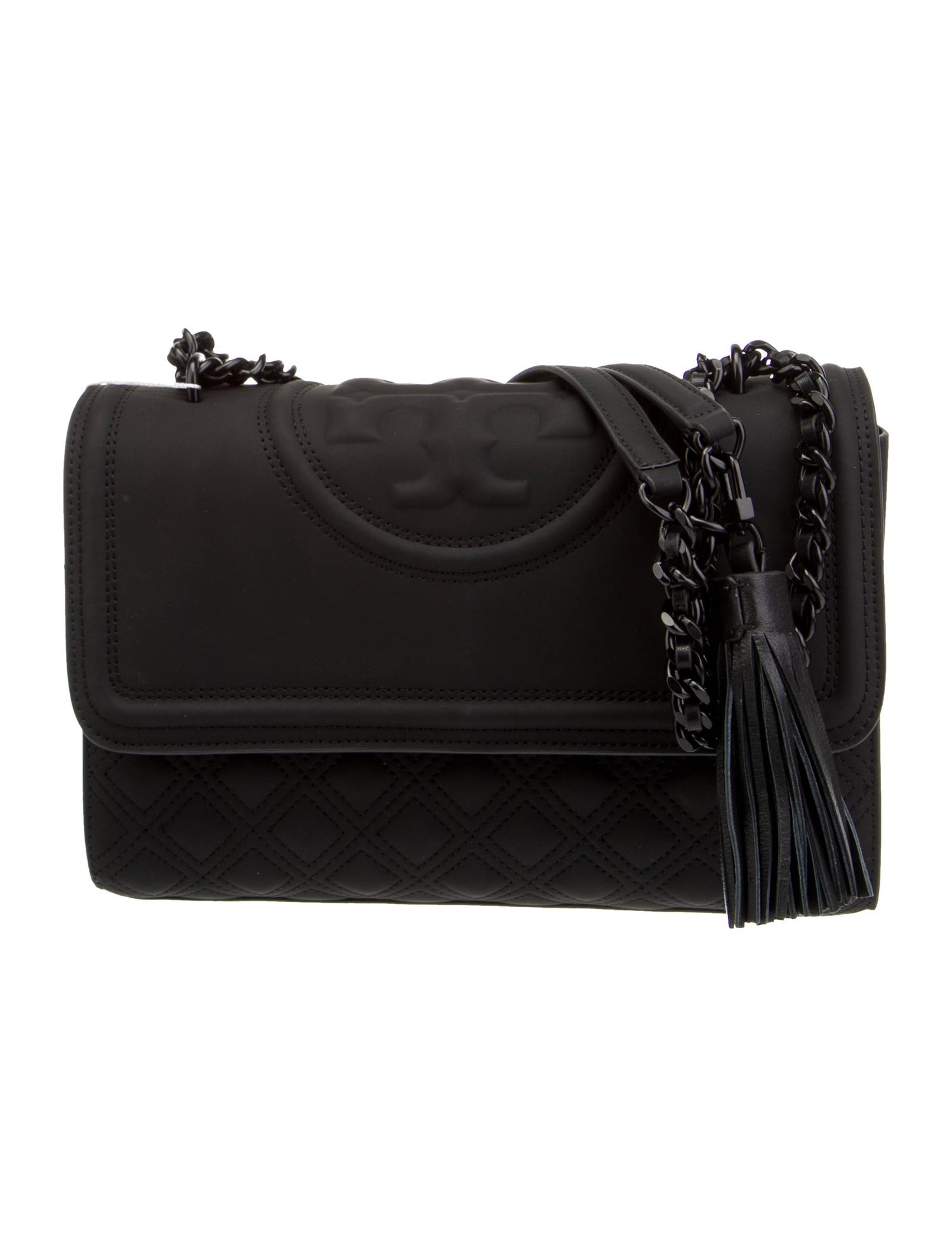 Tory Burch Matte Convertible Shoulder Bag - Black Shoulder Bags ...