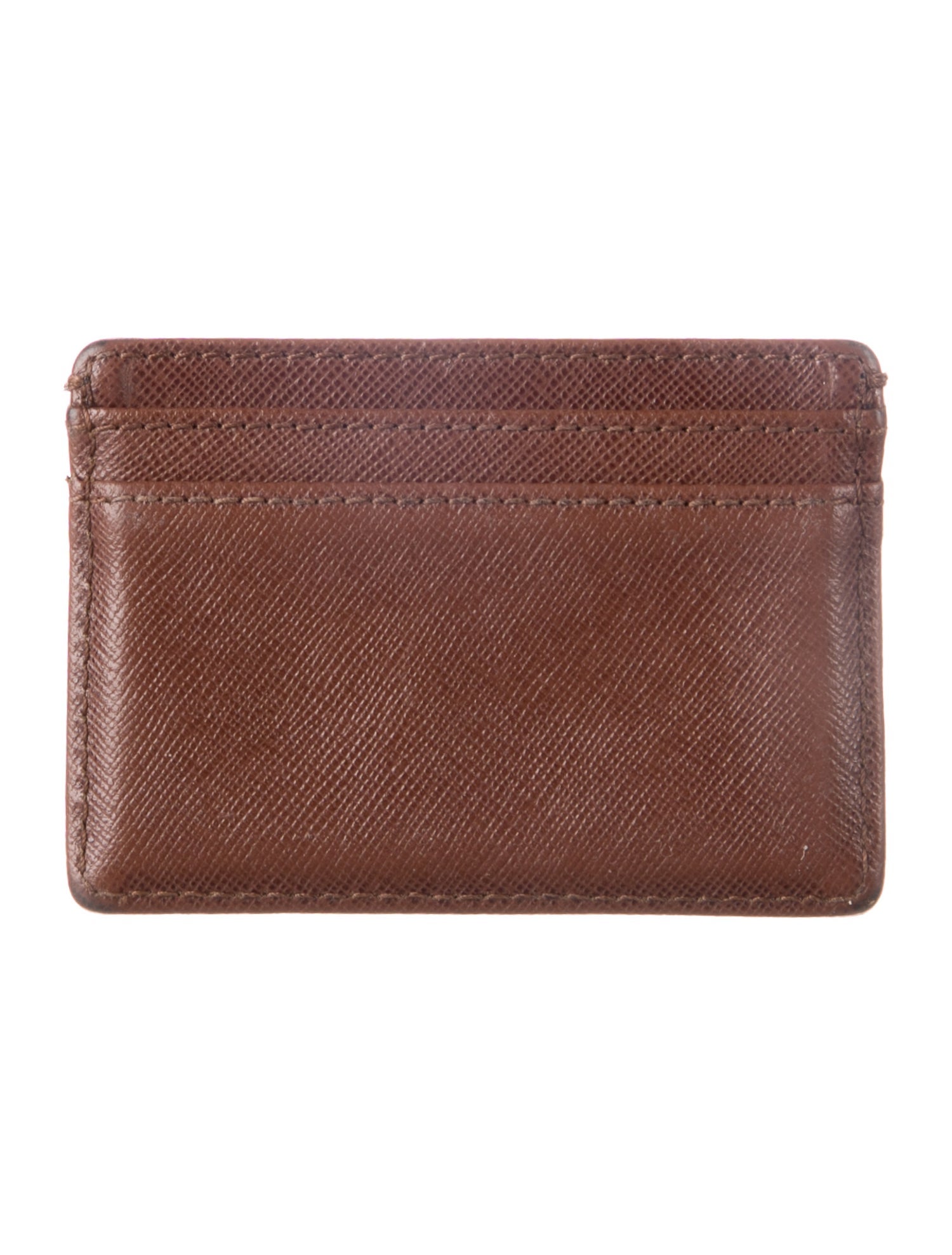 Chanel Interlocking CC Logo Leather Card Holder - Green Wallets ...