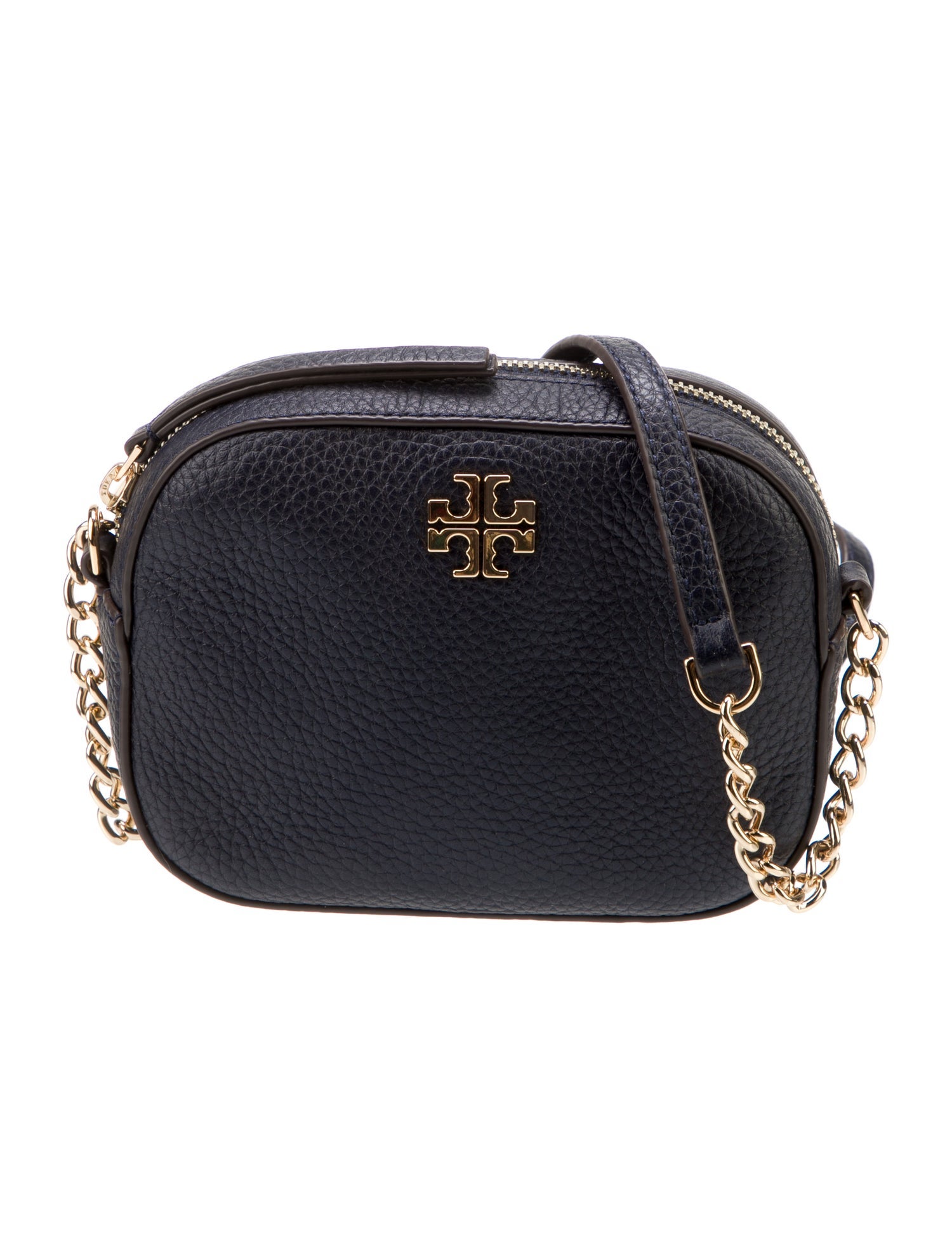 Tory Burch Leather Crossbody Bag - Blue Crossbody Bags, Handbags ...
