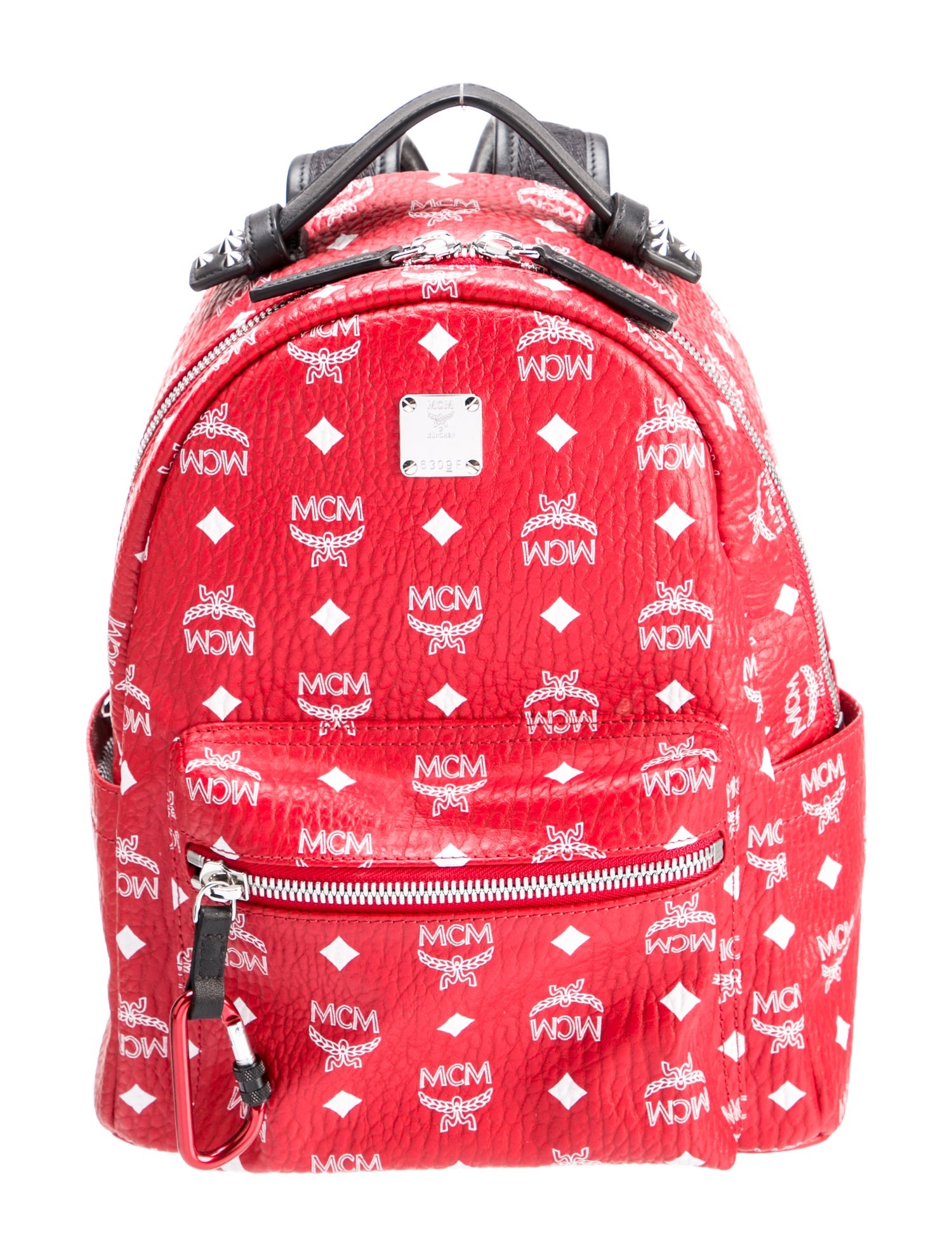 MCM Visetos Backpack - Red Backpacks, Handbags - WTO606489 | The RealReal