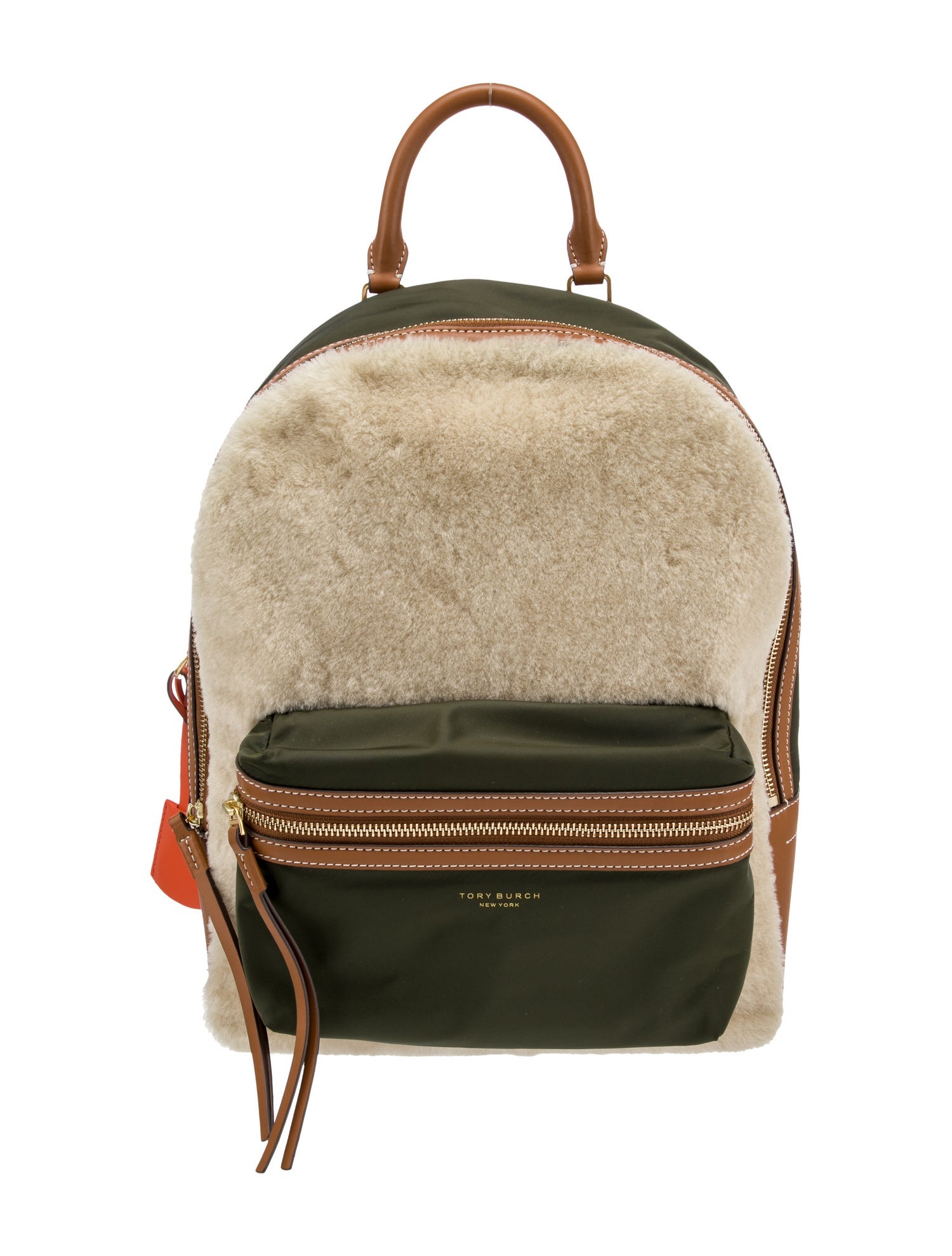 Givenchy Peacock Feather Printed Nylon Backpack Bag - Brown Backpacks ...