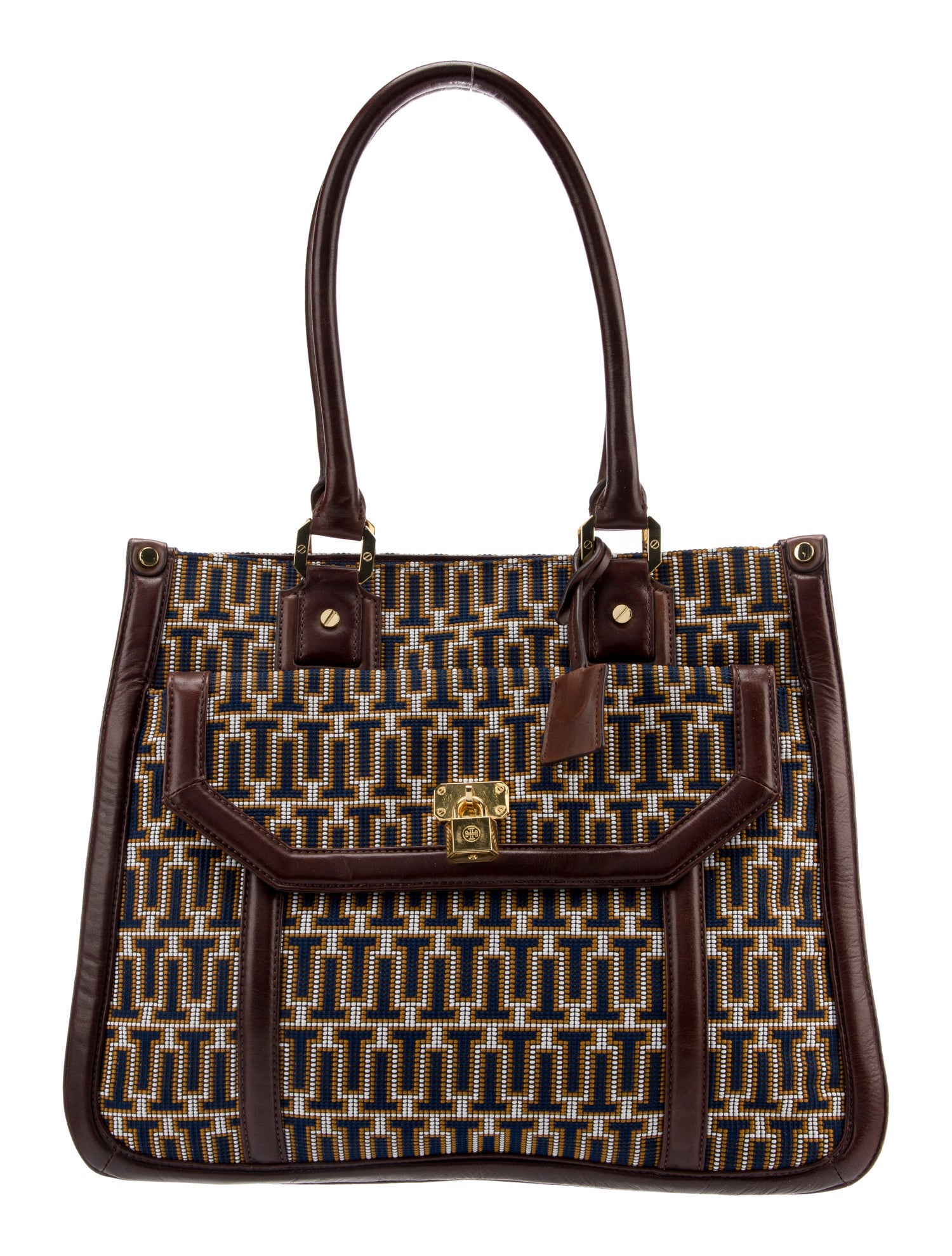 Tory Burch PAttern Tote - Brown Totes, Handbags - WTO611549 | The RealReal