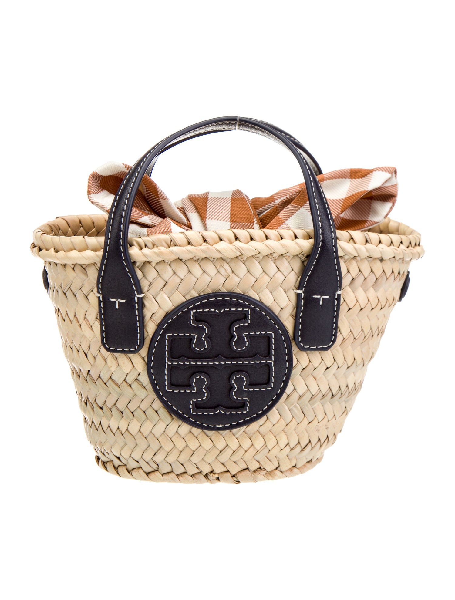 Tory Burch Small Straw Bucket Bag w/ Tags - Neutrals Bucket Bags ...