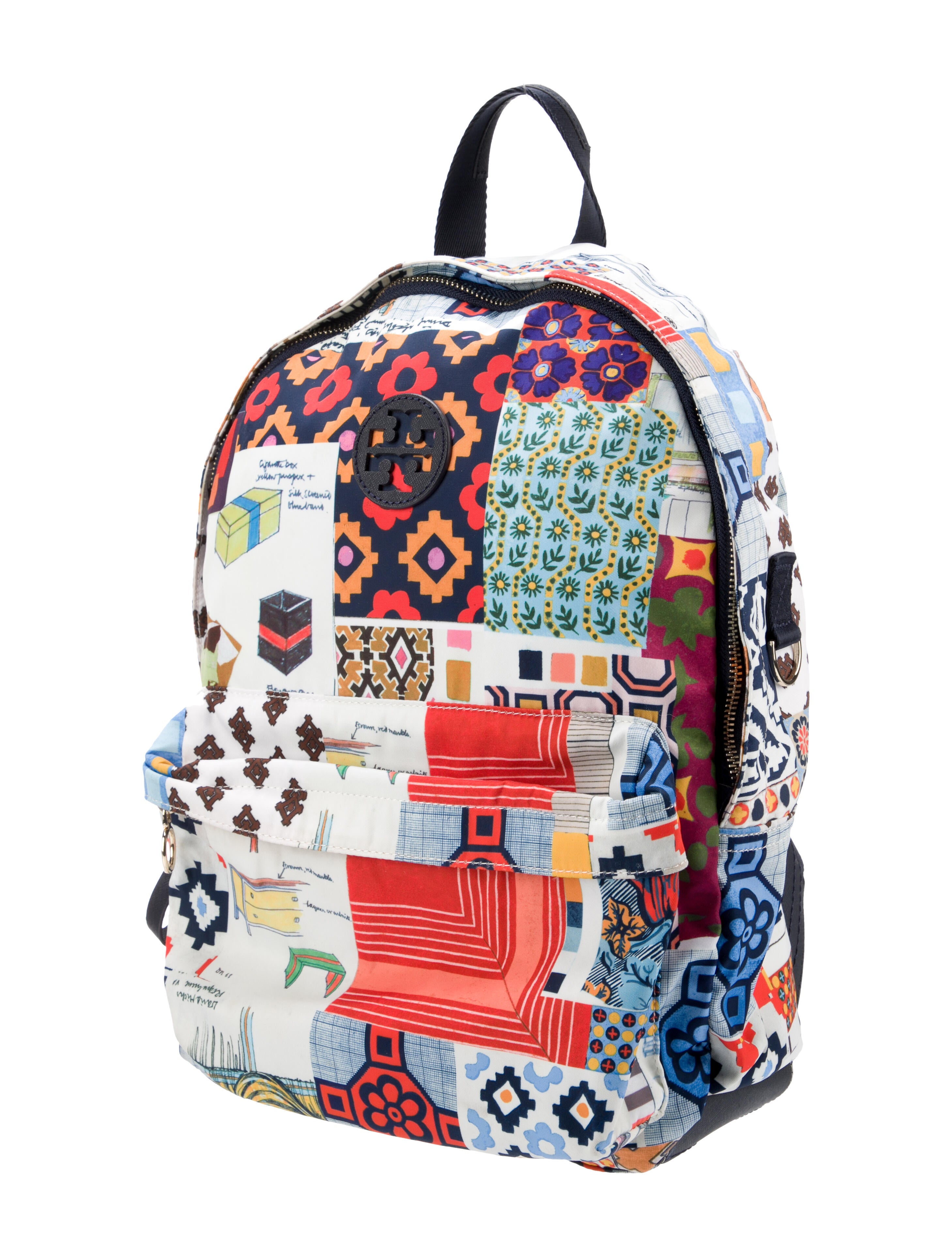 Tory Burch Nylon printed Backpack - Neutrals Backpacks, Handbags ...