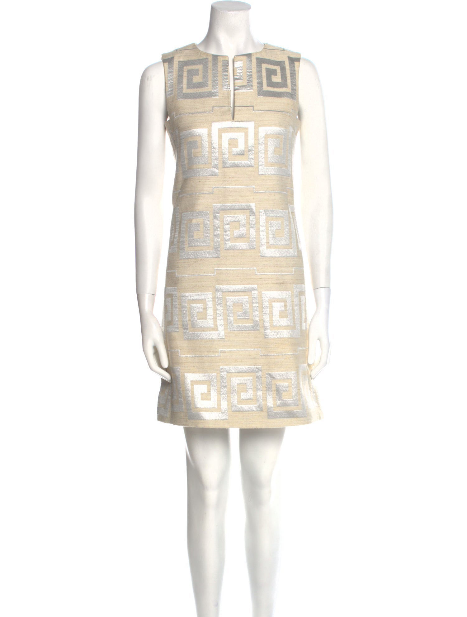 Tory Burch Printed Mini Dress - Neutrals Dresses, Clothing - WTO612999 ...