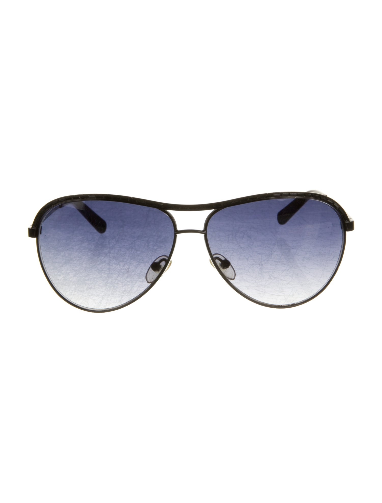 Tory Burch Aviator Gradient Sunglasses Black Sunglasses Accessories Wto623747 The Realreal