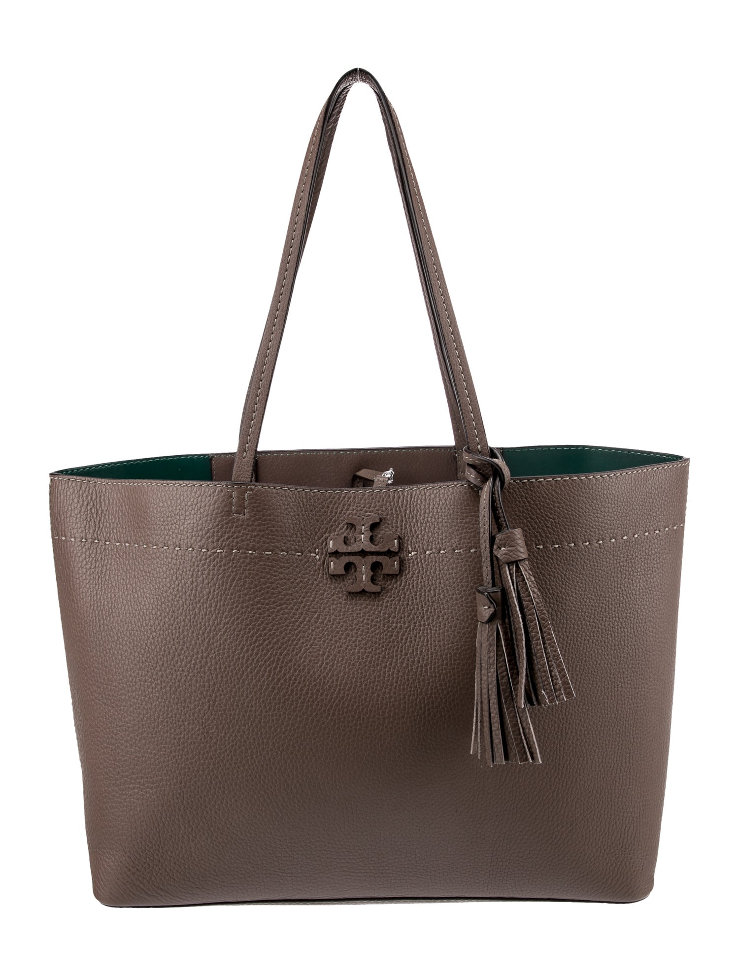 Tory Burch Leather Tote Bag - Brown Totes, Handbags - WTO624192 | The ...