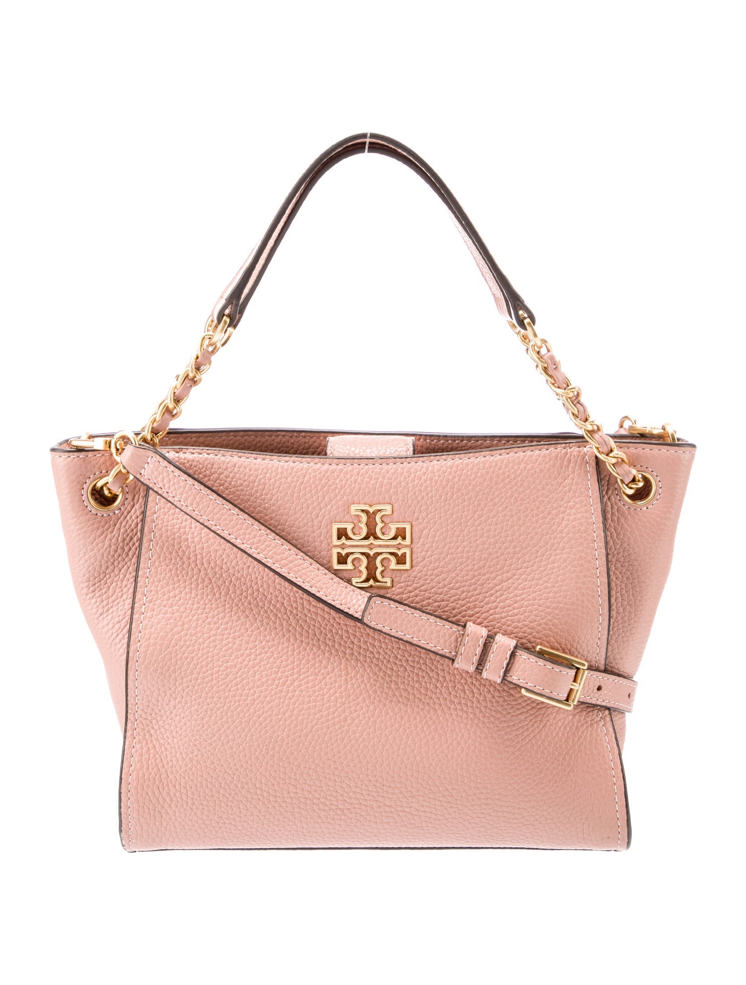 Tory Burch Leather Shoulder Bag - Brown Shoulder Bags, Handbags ...