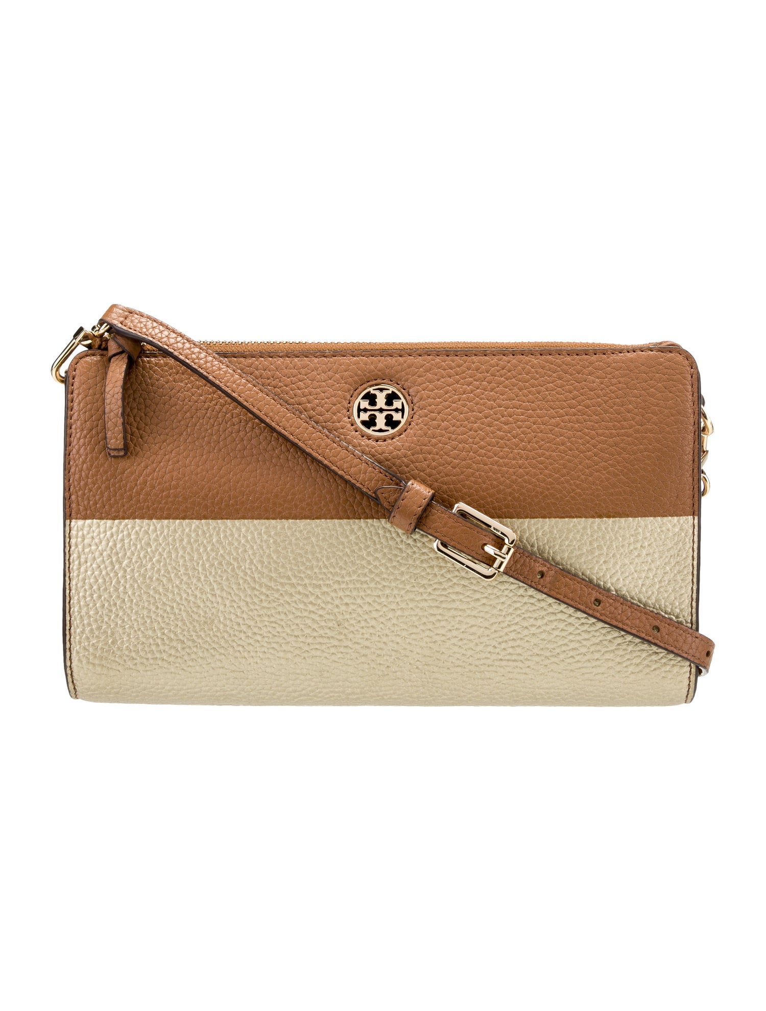 Tory Burch Leather Crossbody Bag - Brown Crossbody Bags, Handbags ...
