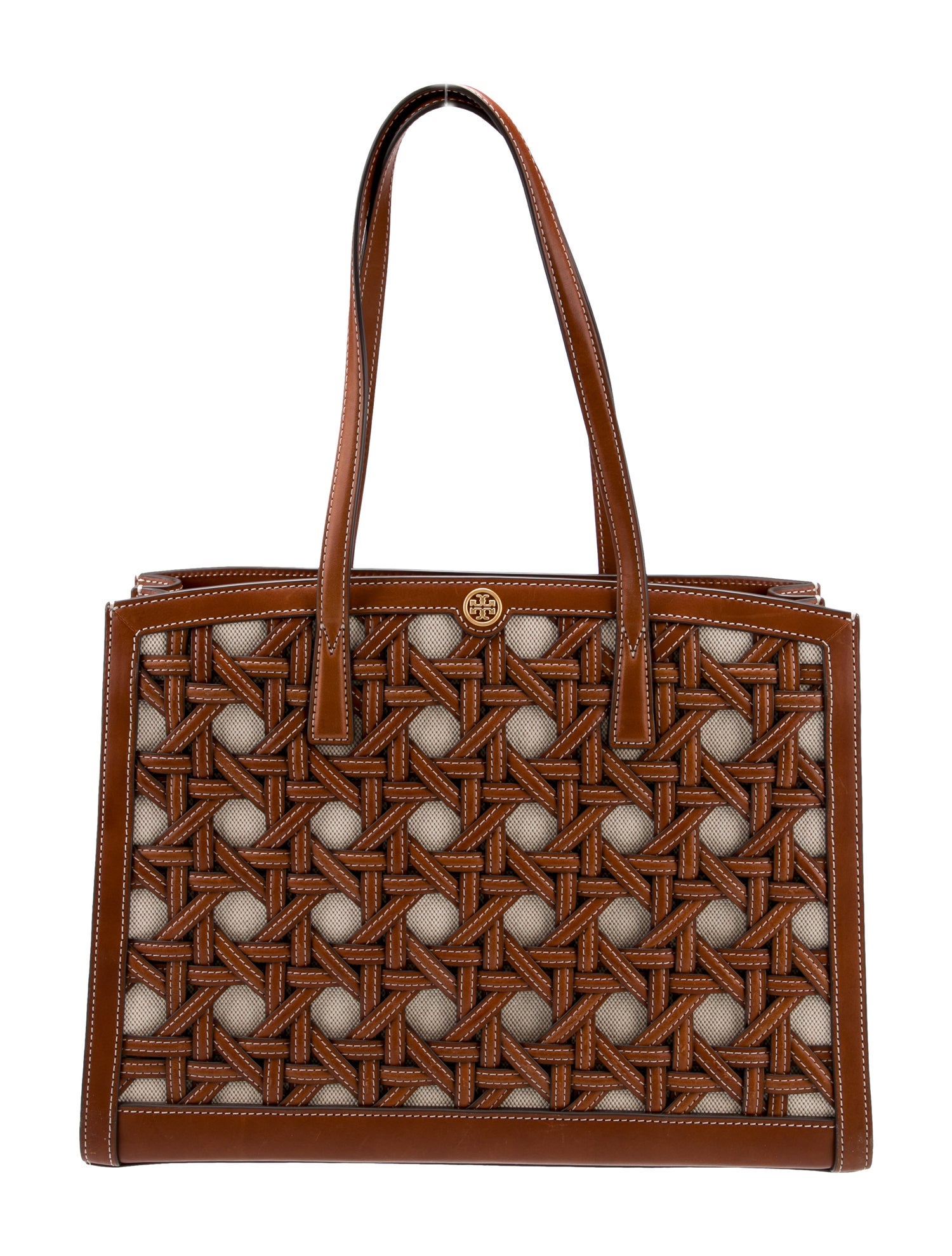 Tory Burch Leather Tote Bag - Brown Totes, Handbags - WTO636867 | The ...