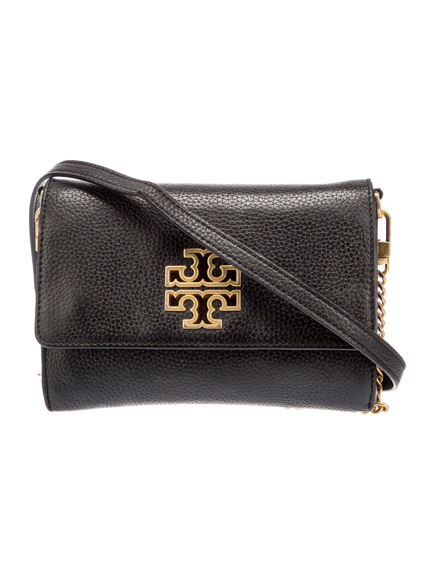 Tory Burch Leather Crossbody Bag - Black Crossbody Bags, Handbags ...
