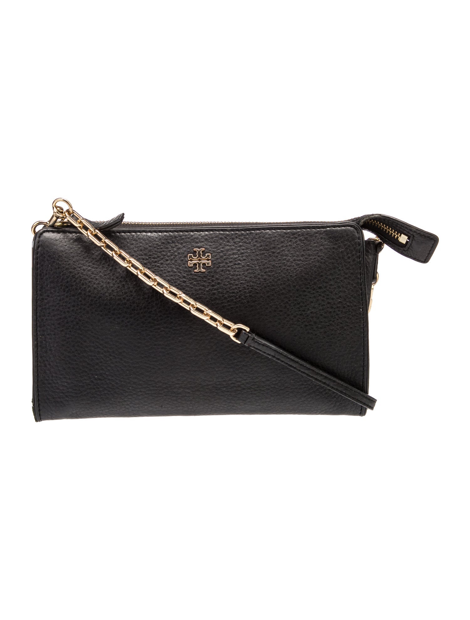 Tory Burch Leather Crossbody Bag - Black Crossbody Bags, Handbags ...
