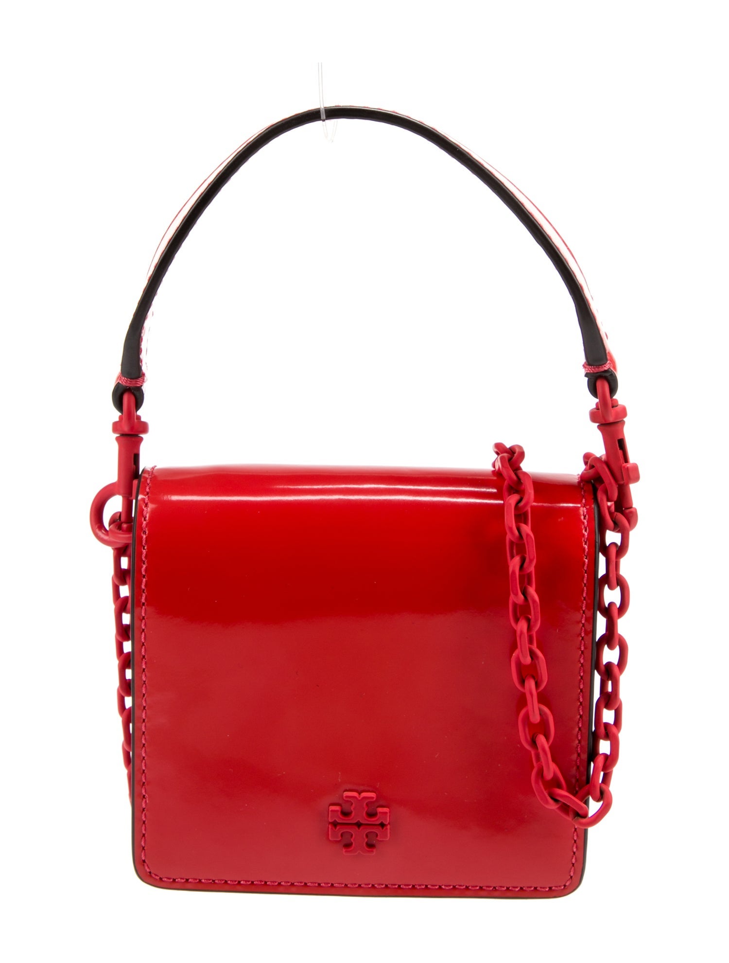 Tory Burch Patent Leather Mini-Bag - Red Mini Bags, Handbags ...
