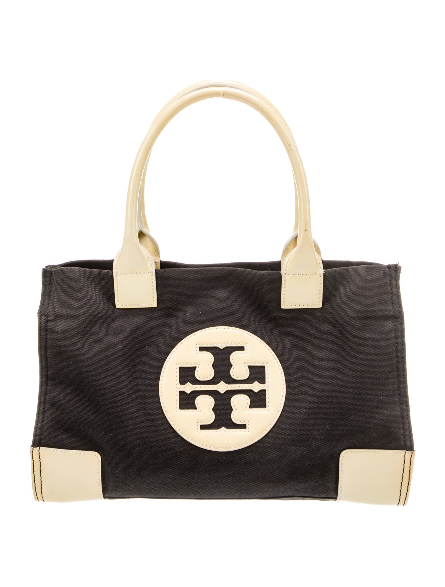 Tory Burch Canvas Tote Bag - Black Totes, Handbags - WTO639990 | The ...