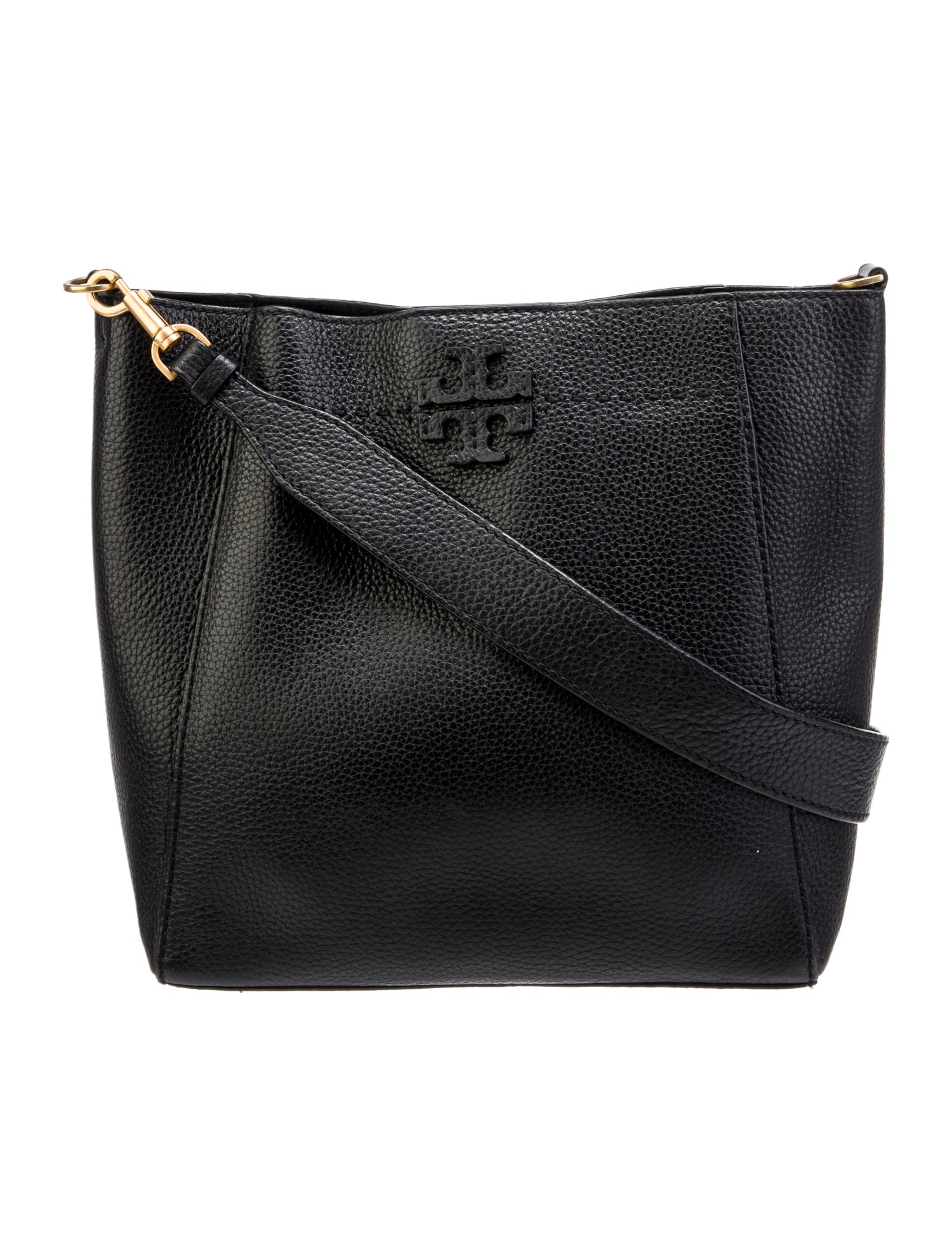 Tory Burch Leather Shoulder Bag - Black Shoulder Bags, Handbags ...