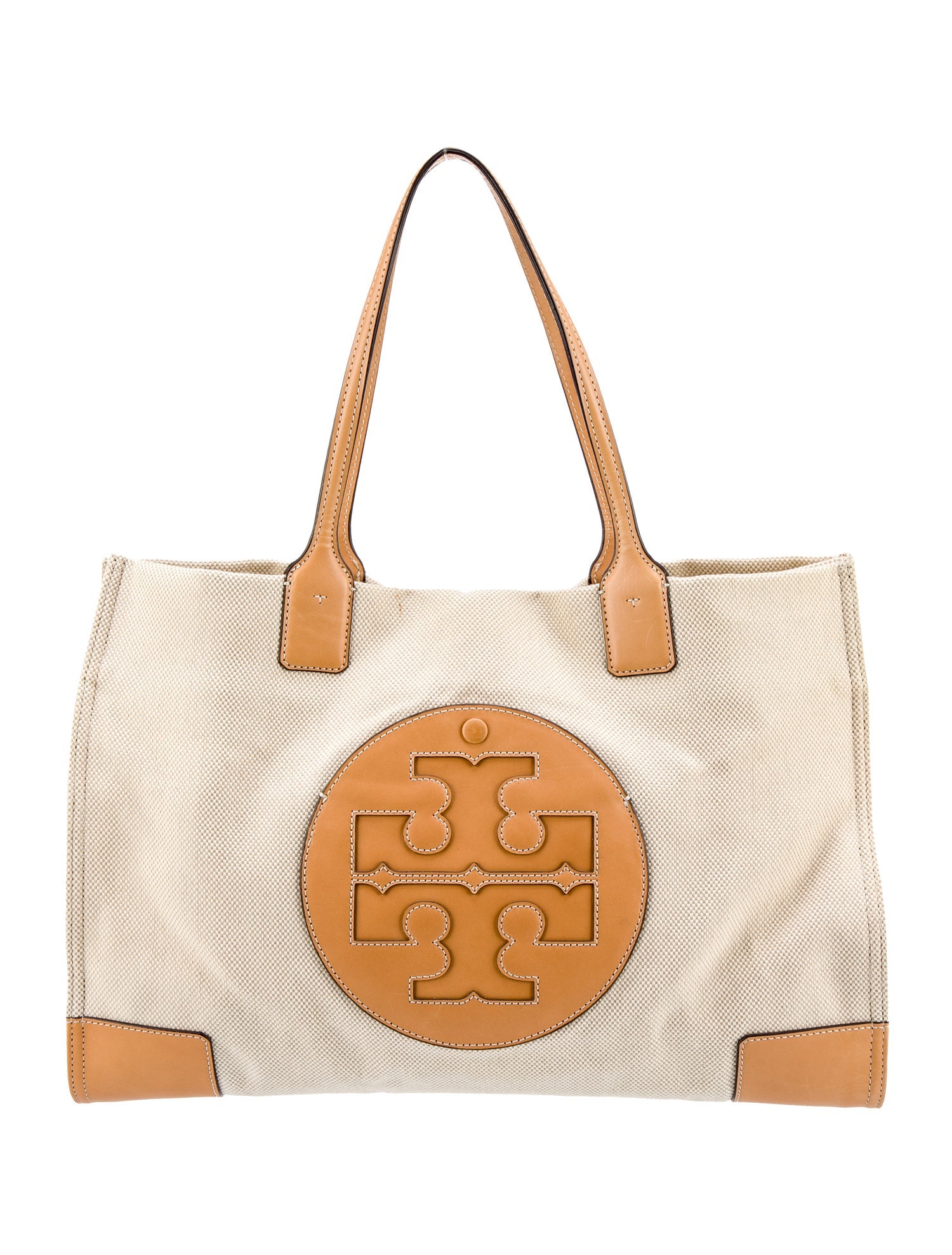 Tory Burch Canvas Tote Bag - Neutrals Totes, Handbags - WTO648087 | The ...