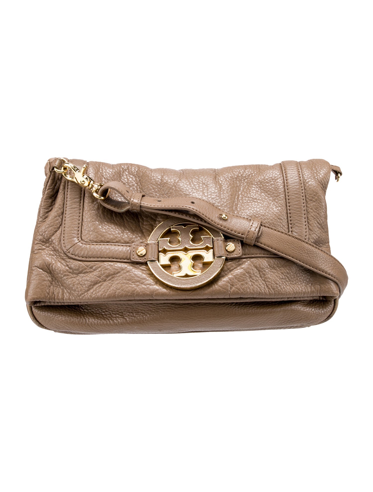 Tory Burch Leather Shoulder Bag - Brown Shoulder Bags, Handbags ...