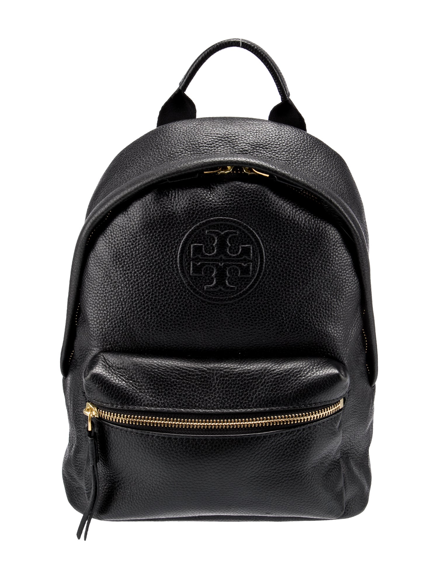 Tory Burch Leather Logo Backpakc - Black Backpacks, Handbags ...