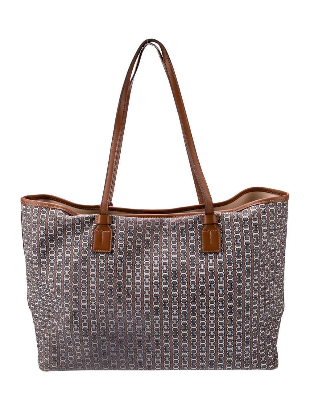 Tory Burch Coated Canvas Patterned Bag - Brown Totes, Handbags ...