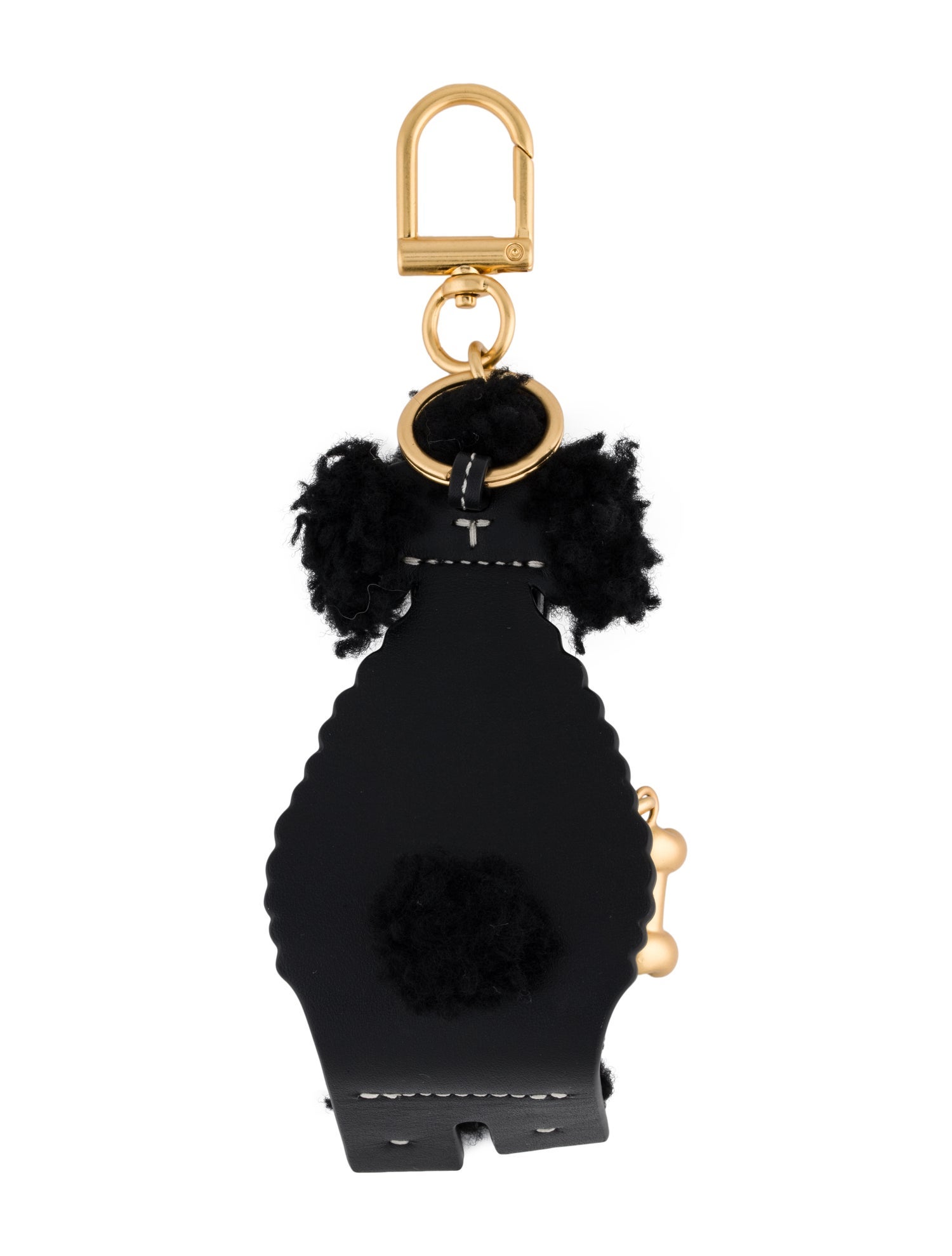 Tory Burch Wool Dog Keychain - Black Keychains, Accessories - WTO659416 ...