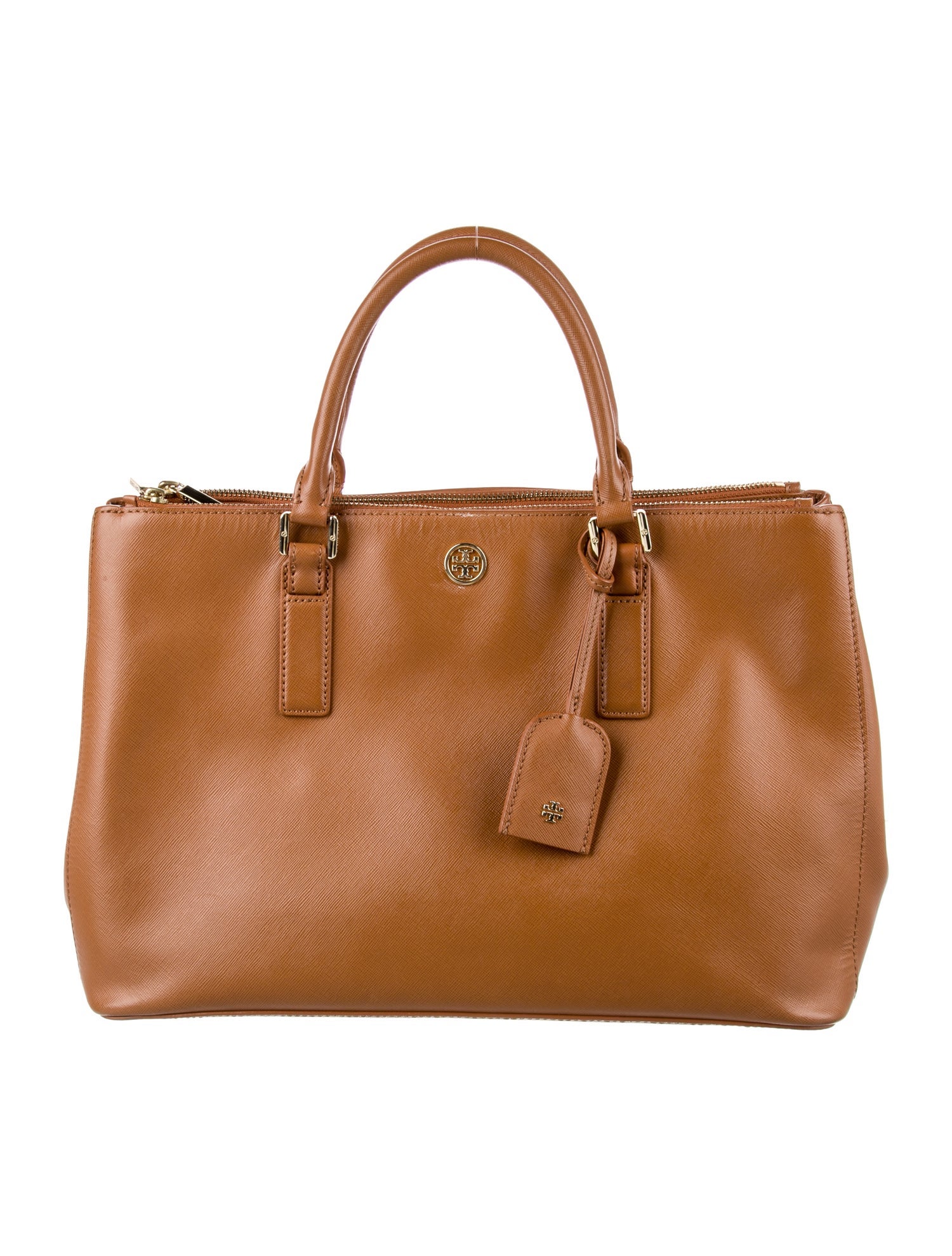 Tory Burch Leather Tote Bag - Brown Totes, Handbags - WTO667241 | The ...