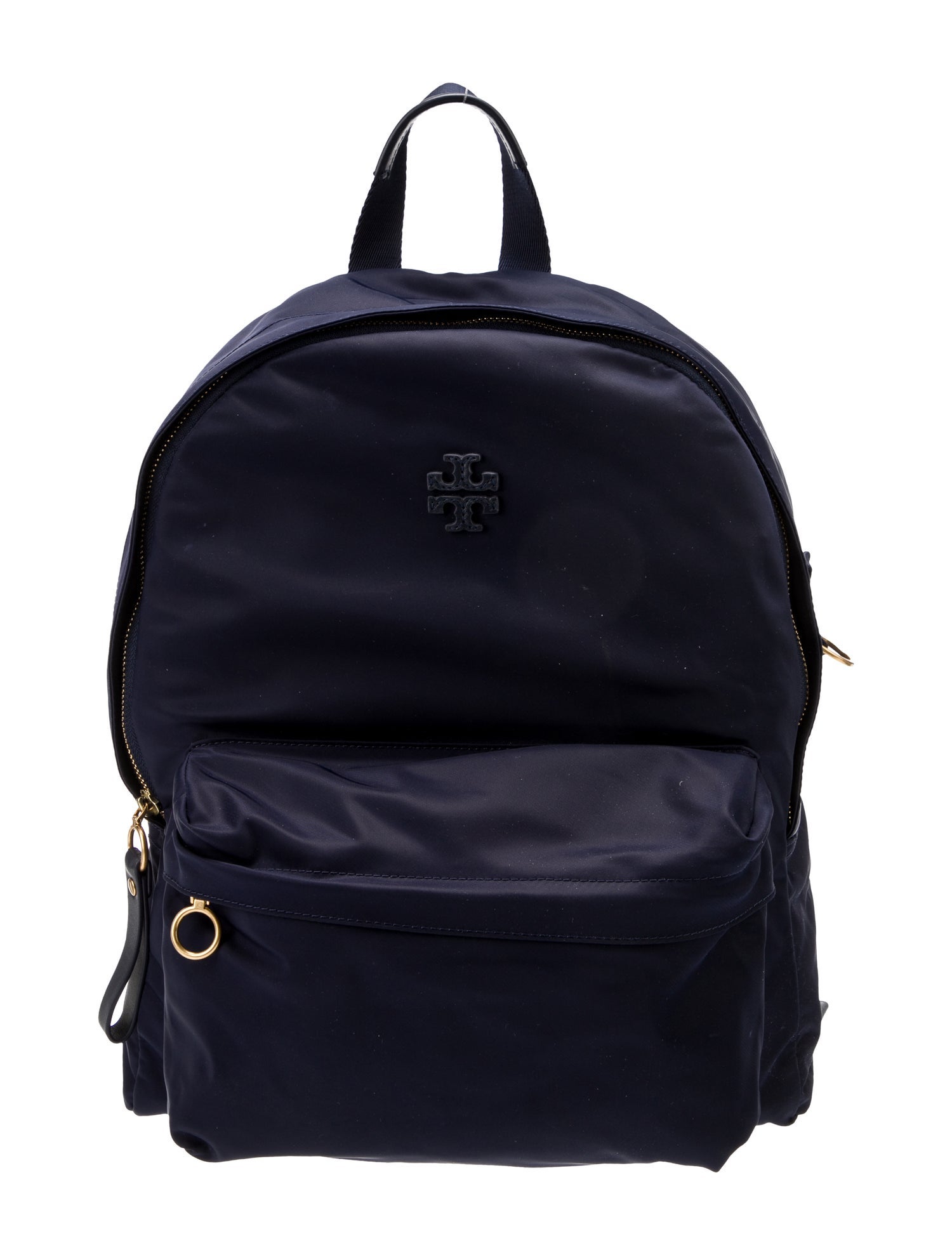 Tory Burch Leather Trim Nylon Backpack - Blue Backpacks, Handbags ...