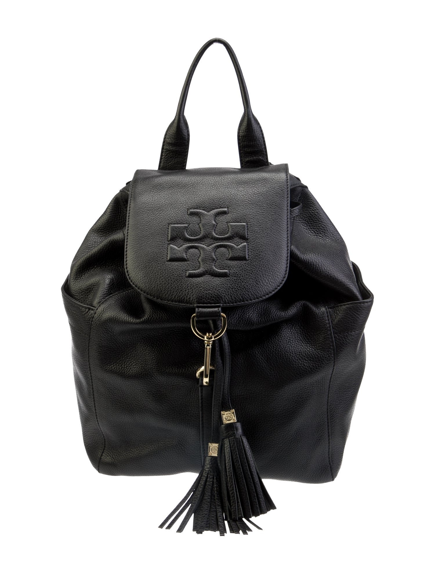 Tory Burch Leather Backpack - Black Backpacks, Handbags - WTO671651 ...