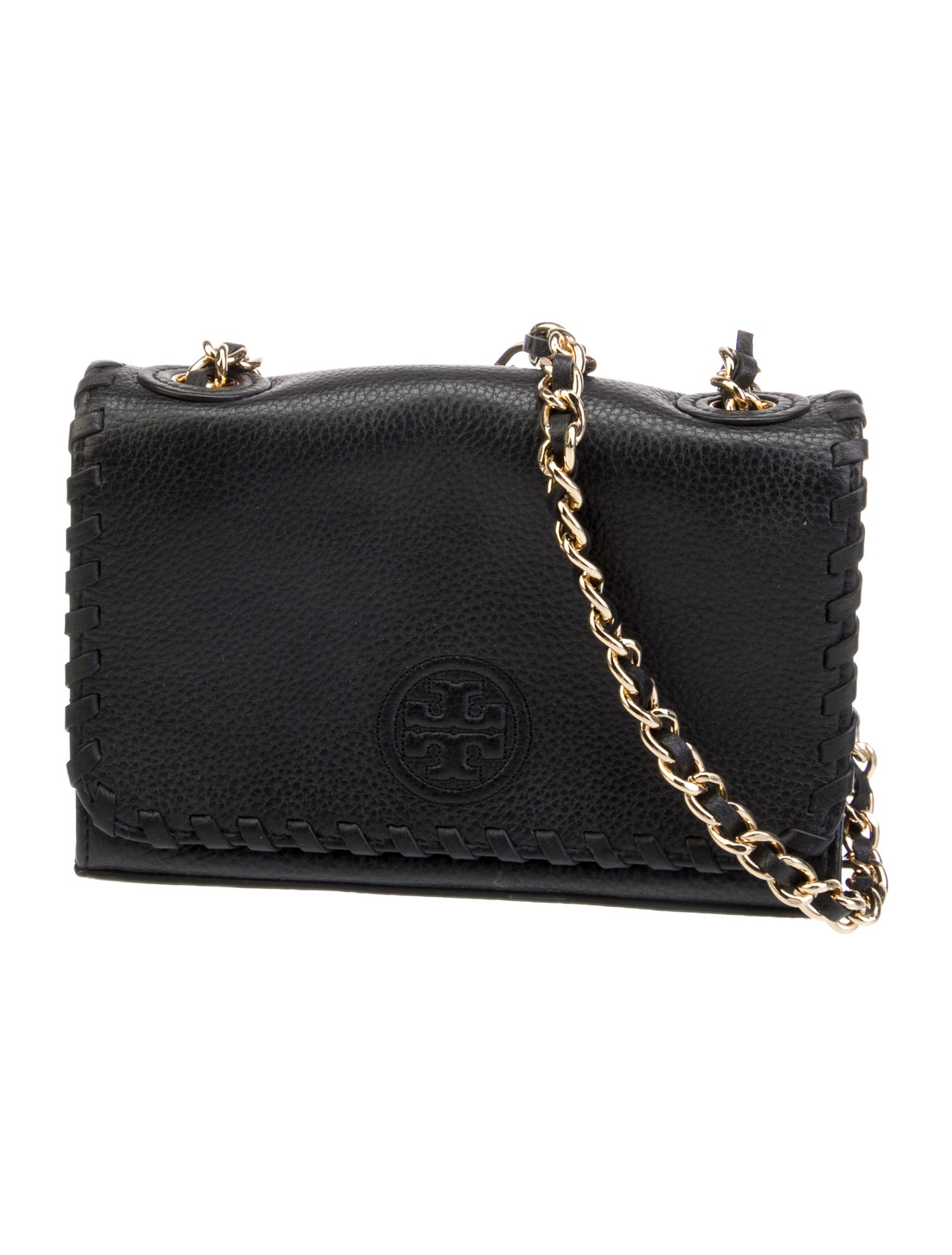 Tory Burch Leather Evening Bag - Black Crossbody Bags, Handbags ...
