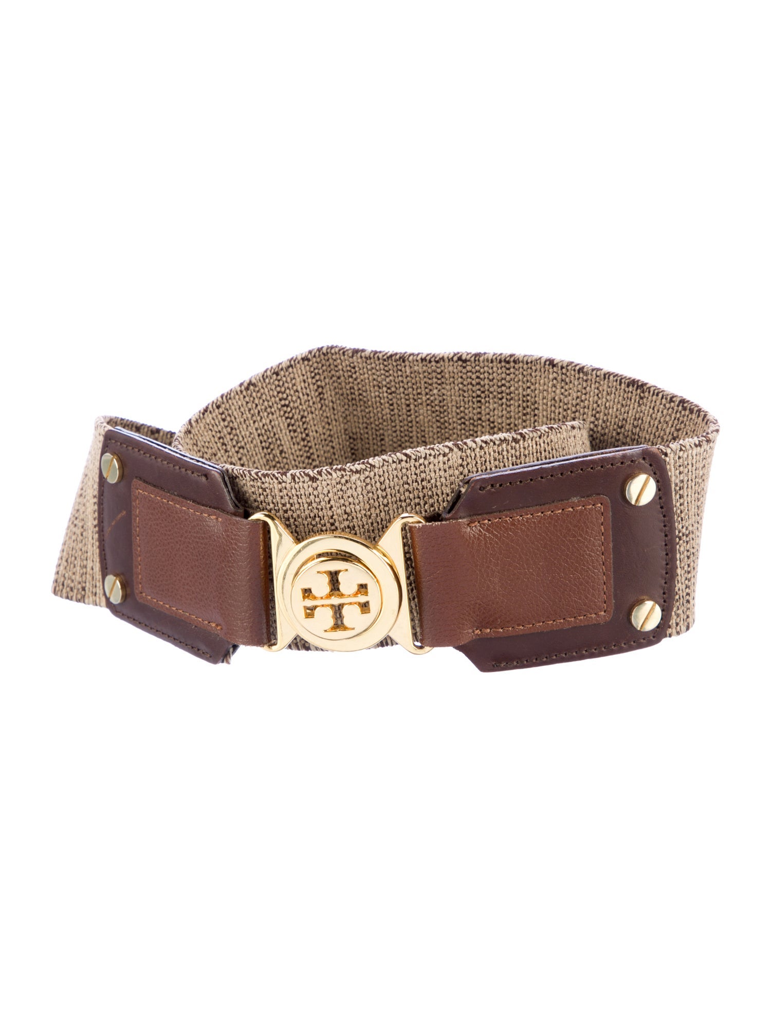 Tory Burch Wide Wool Waist Belt - Brown Belts, Accessories - WTO675129 ...