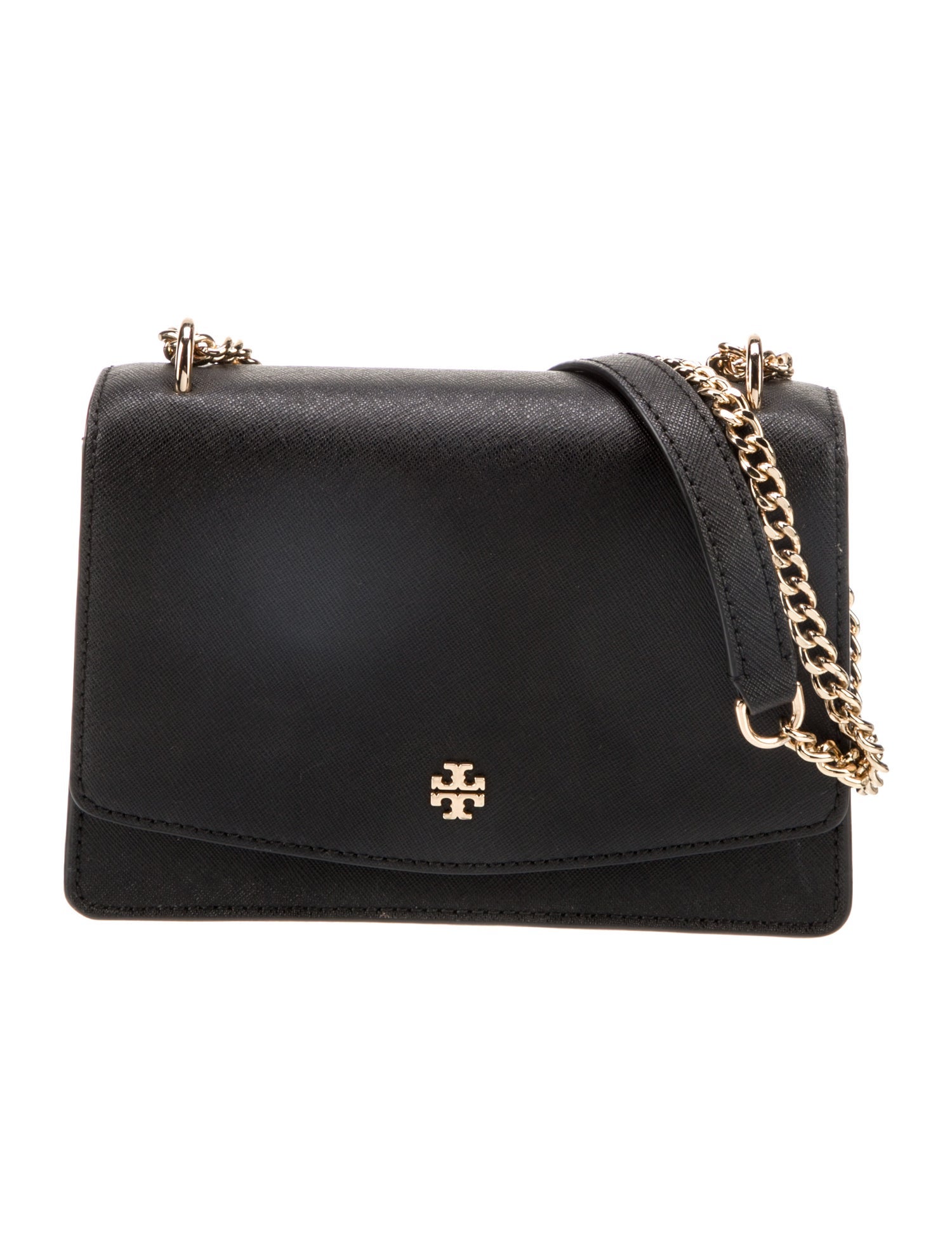 Tory Burch Leather Shoulder Bag - Black Crossbody Bags, Handbags ...