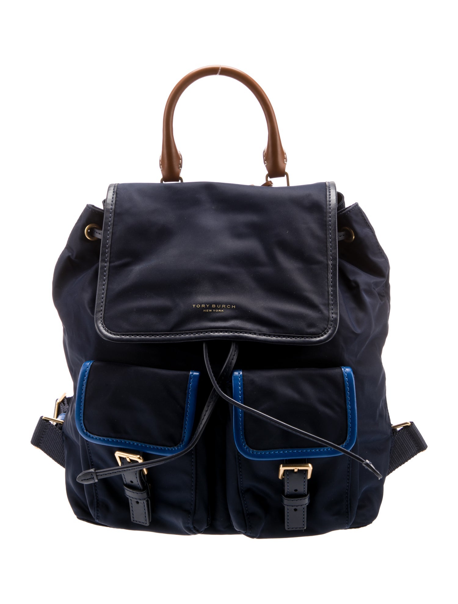 Tory Burch Nylon Backpack - Blue Backpacks, Handbags - WTO680638 | The ...
